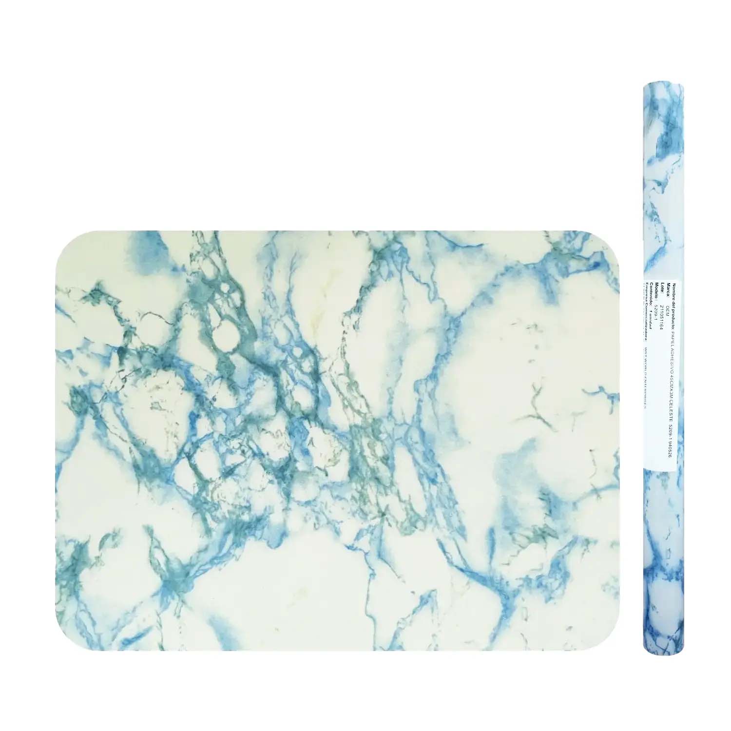 Papel adhesivo con diseño de marmoleado de tono claro para forrar ...