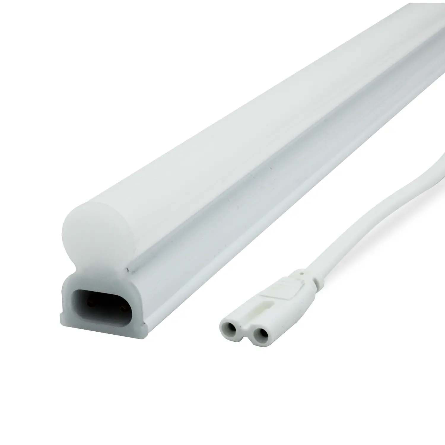 Regleta LED LED de luz de día 8 Watts - 560 lúmenes base T5 Caja 1U ...