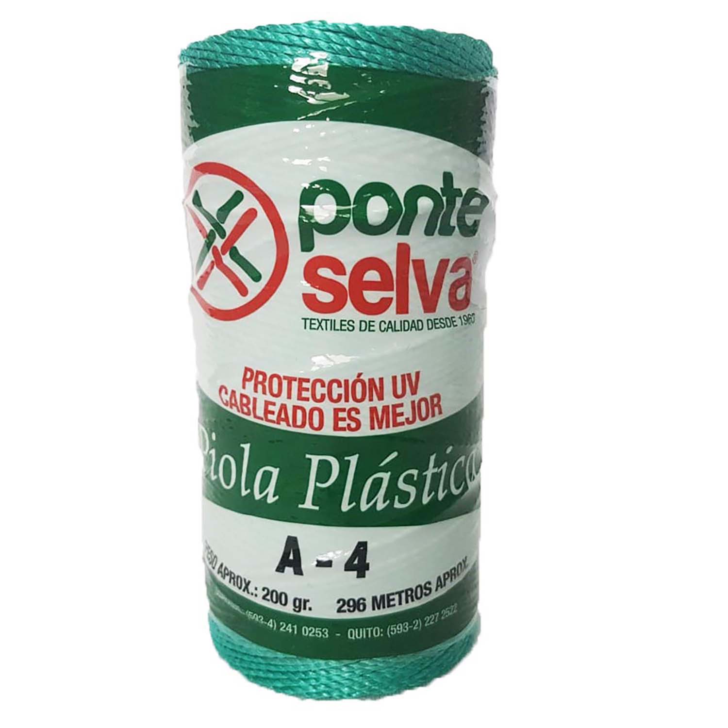 Piola plástica de polipropileno multiusos de 296 M, A-4 de 200 gr Rollo ...