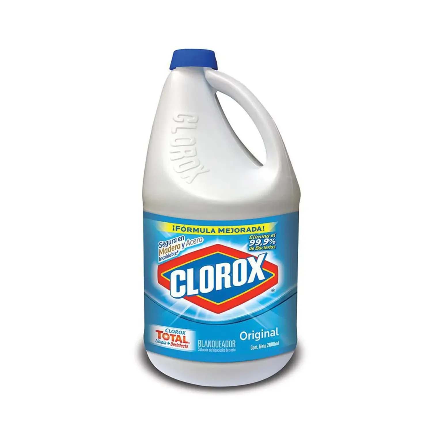 Cloro super concentrado desinfectante multiusos; 2 l Botella 1U ...