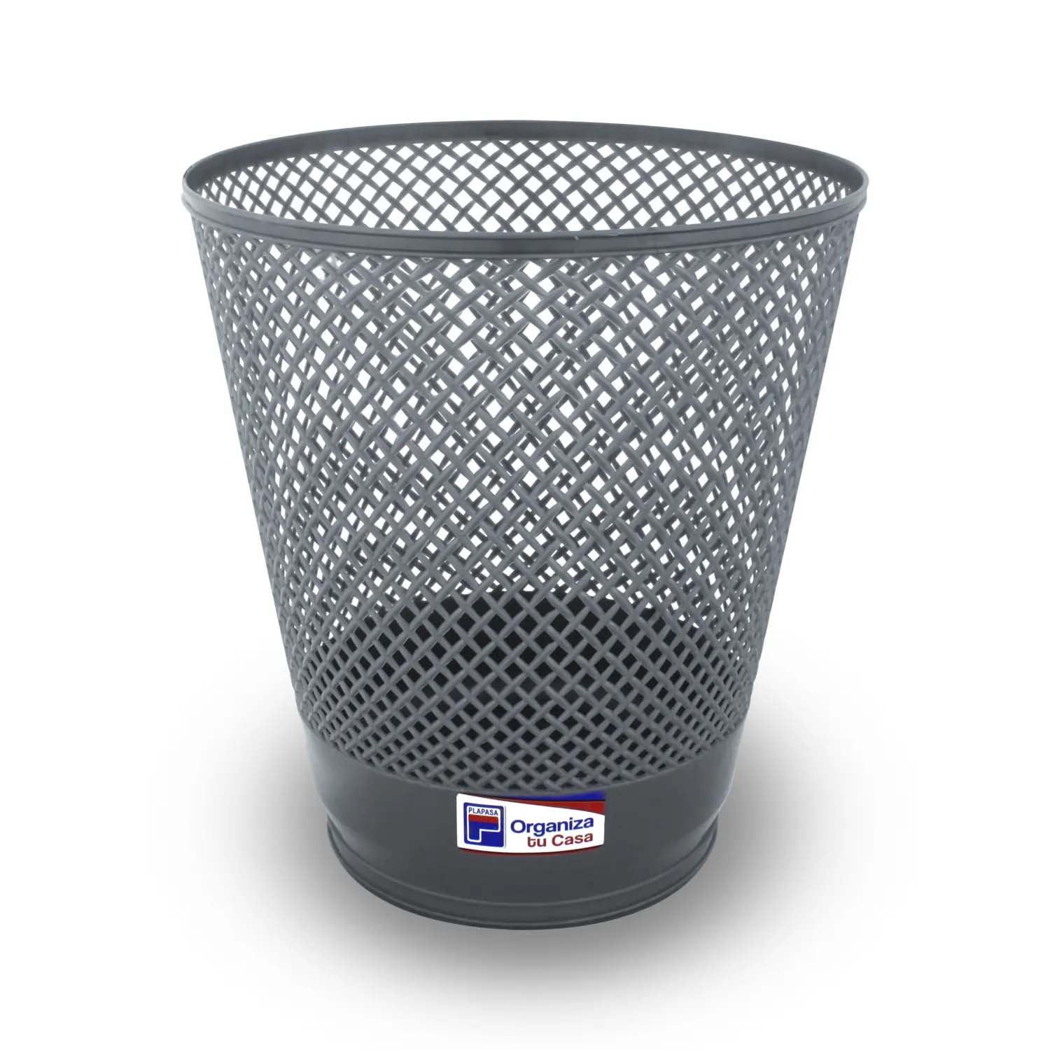 Papelero plástico de 8 litros con diseño de rombos 1U - PLAPASA - Kywi