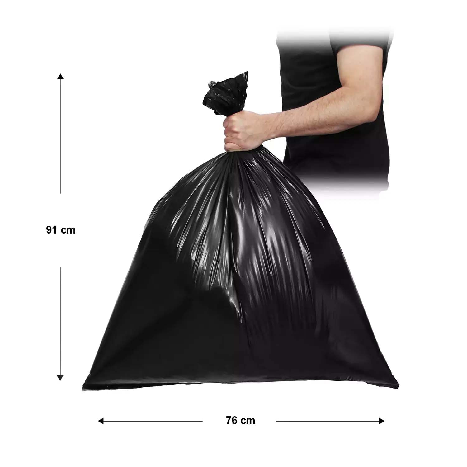 Fundas Para Basura Reforzadas De 76 X 91 Cm Con Base Y Paredes