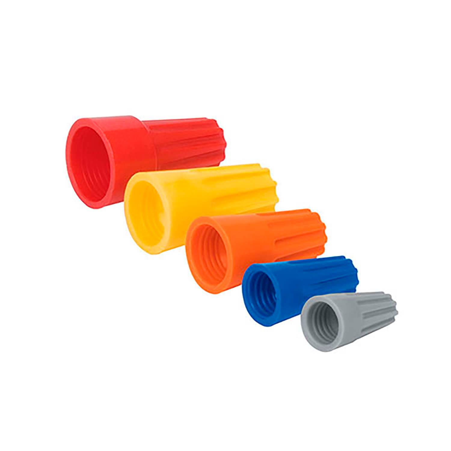 Juego de conectores tipo capuchón de varias medidas; pack x 20 1U ...