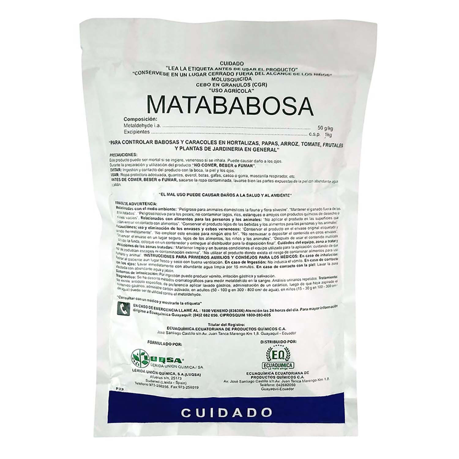 Matababosa 5p cebo 500 gramos - ECUAQUIMICA - Kywi