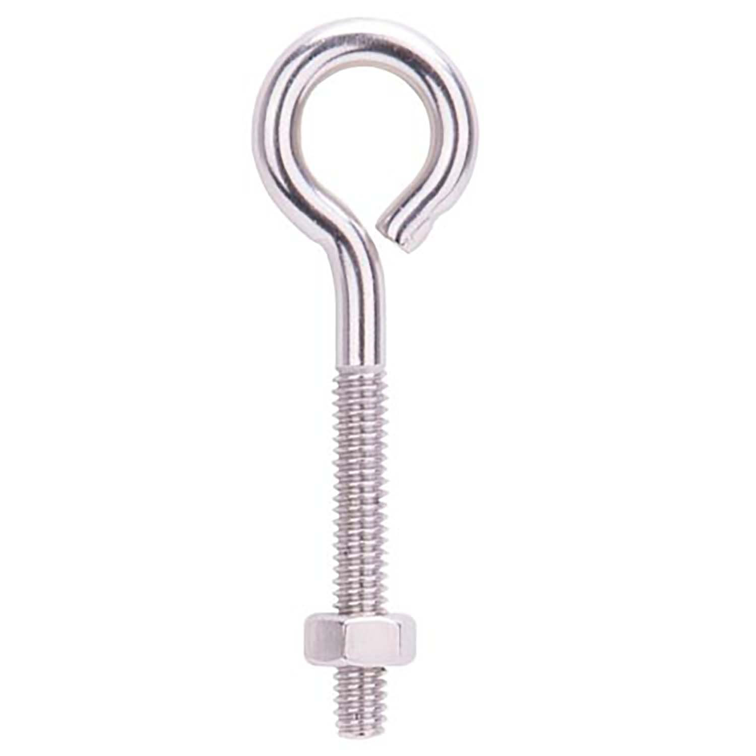 Gancho cerrado con tuerca de 1/4 x 3 pulgadas 1U - MINTCRAFT - Kywi