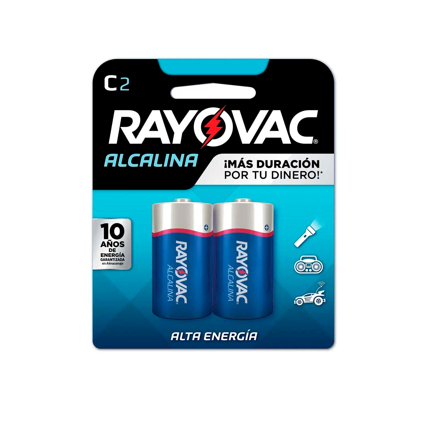 Pila alcalina tipo C2 de alta energía para aplicaciones de alto consumo ...