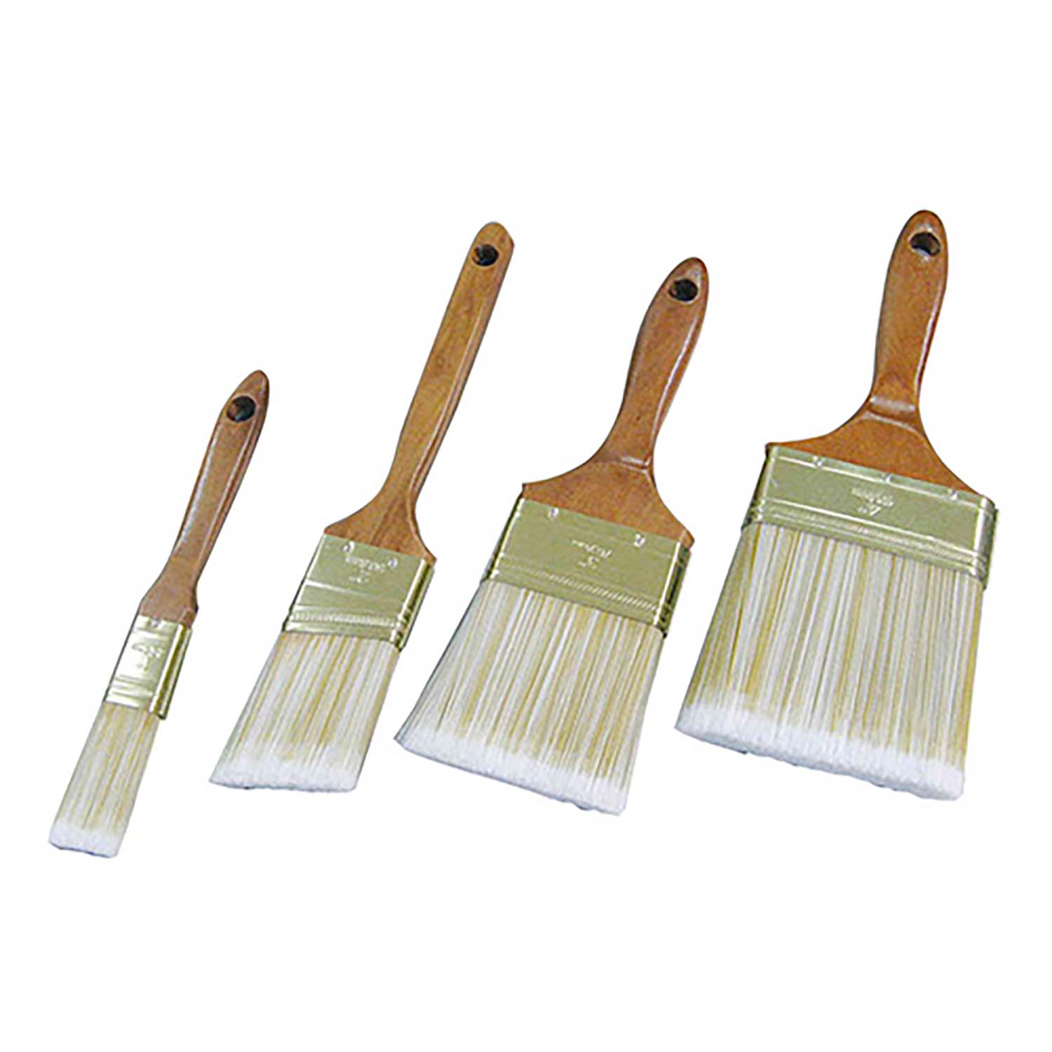 Juego de brochas de 4 piezas de 1-1/2, 2, 3 y 4 pulgadas; pack x 4 ...