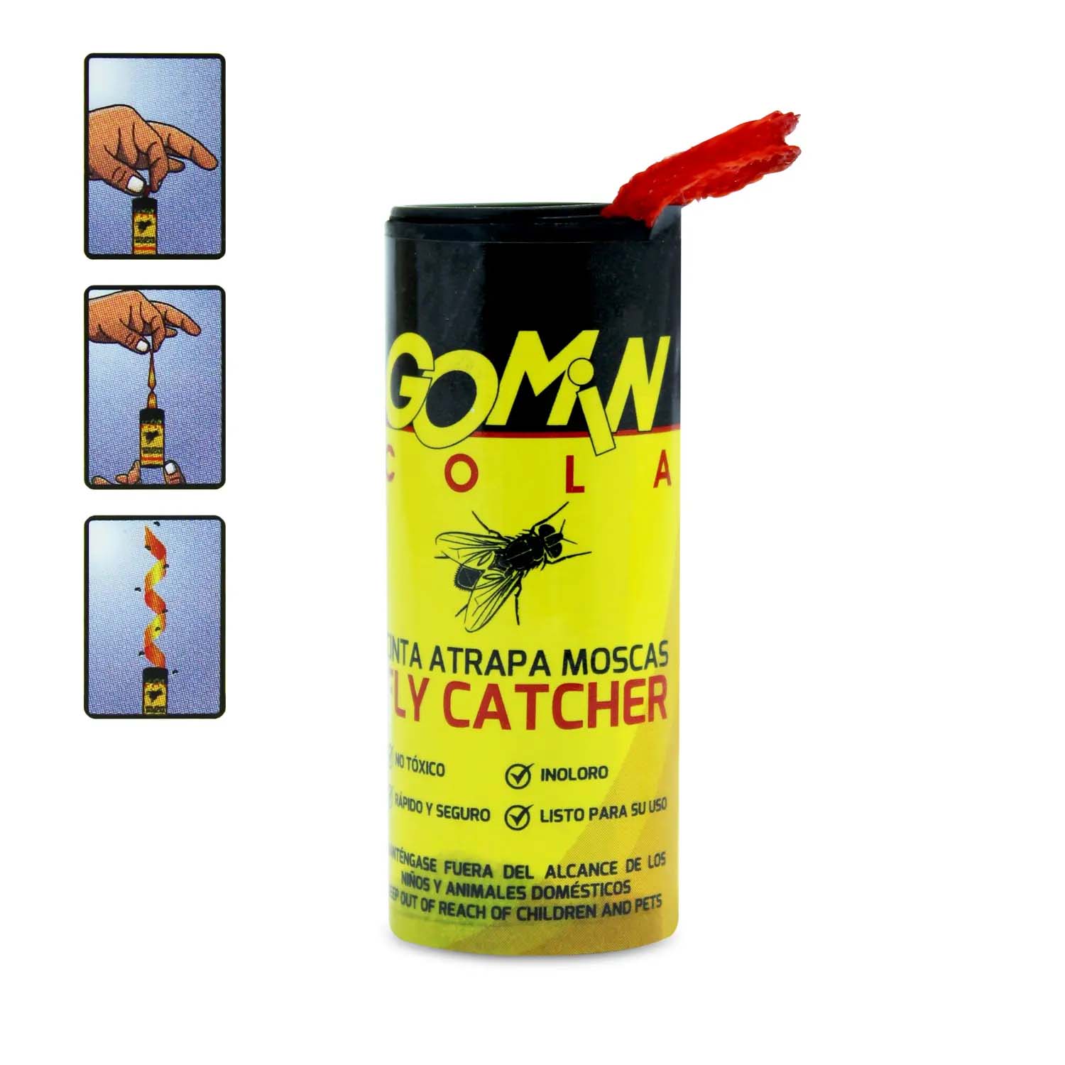 Atrapa moscas con sistema de cintas engomadas listas para usar Caja 1U ...