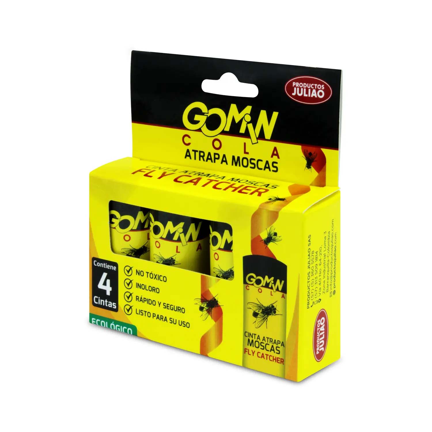 Atrapa moscas con sistema de cintas engomadas listas para usar Caja 1U ...