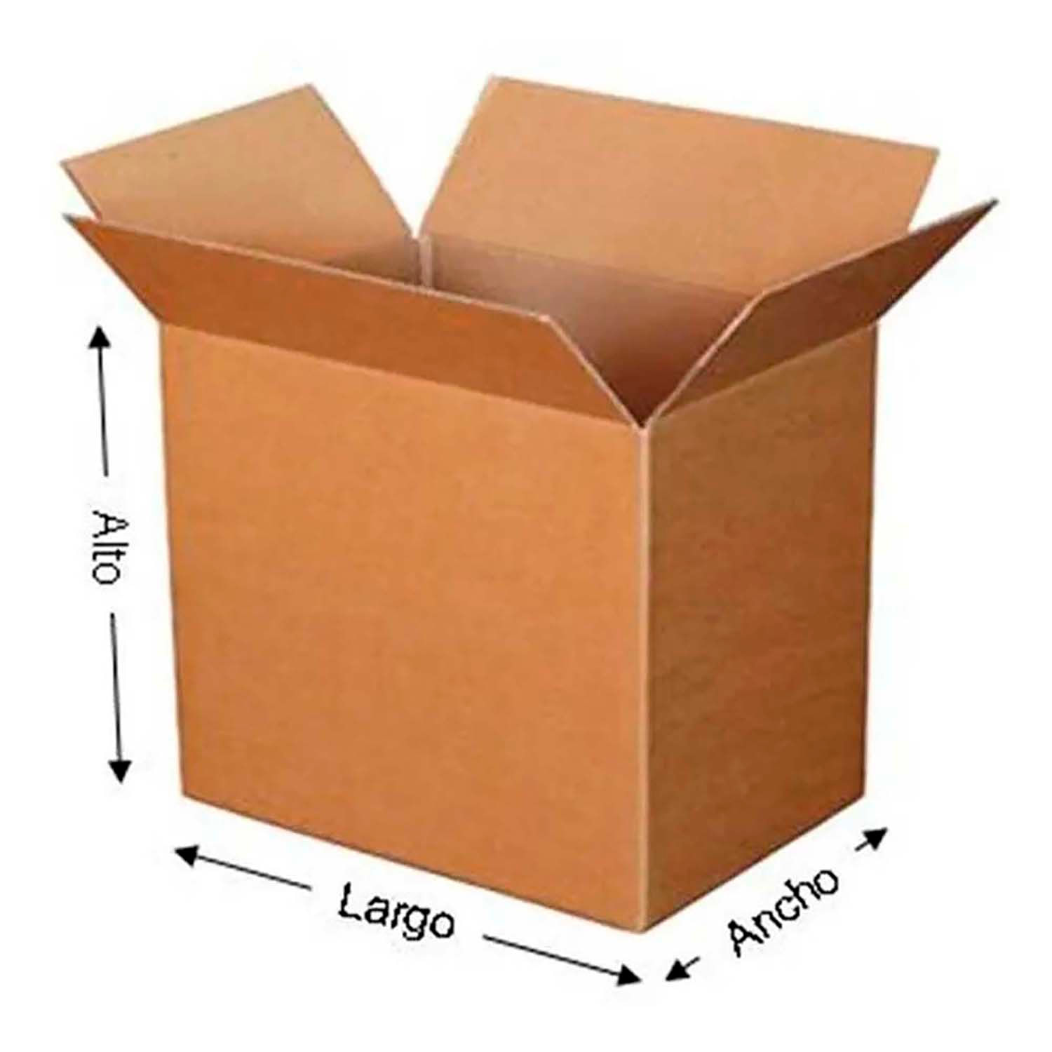 Caja de cartón multiusos de 59 cm x 59 cm x 50 cm 1U - CARTONERA ...