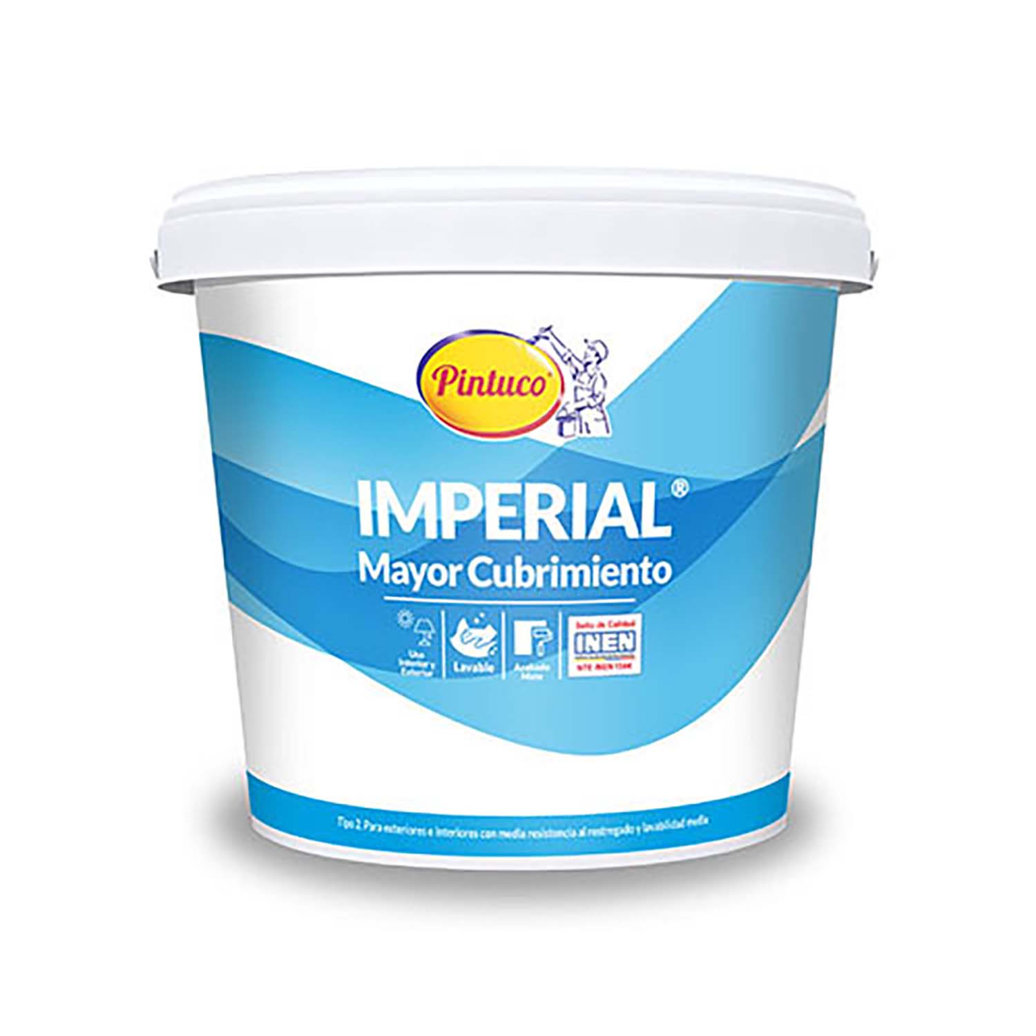 Pintura a base de agua para proteger y decorar paredes interiores y ...