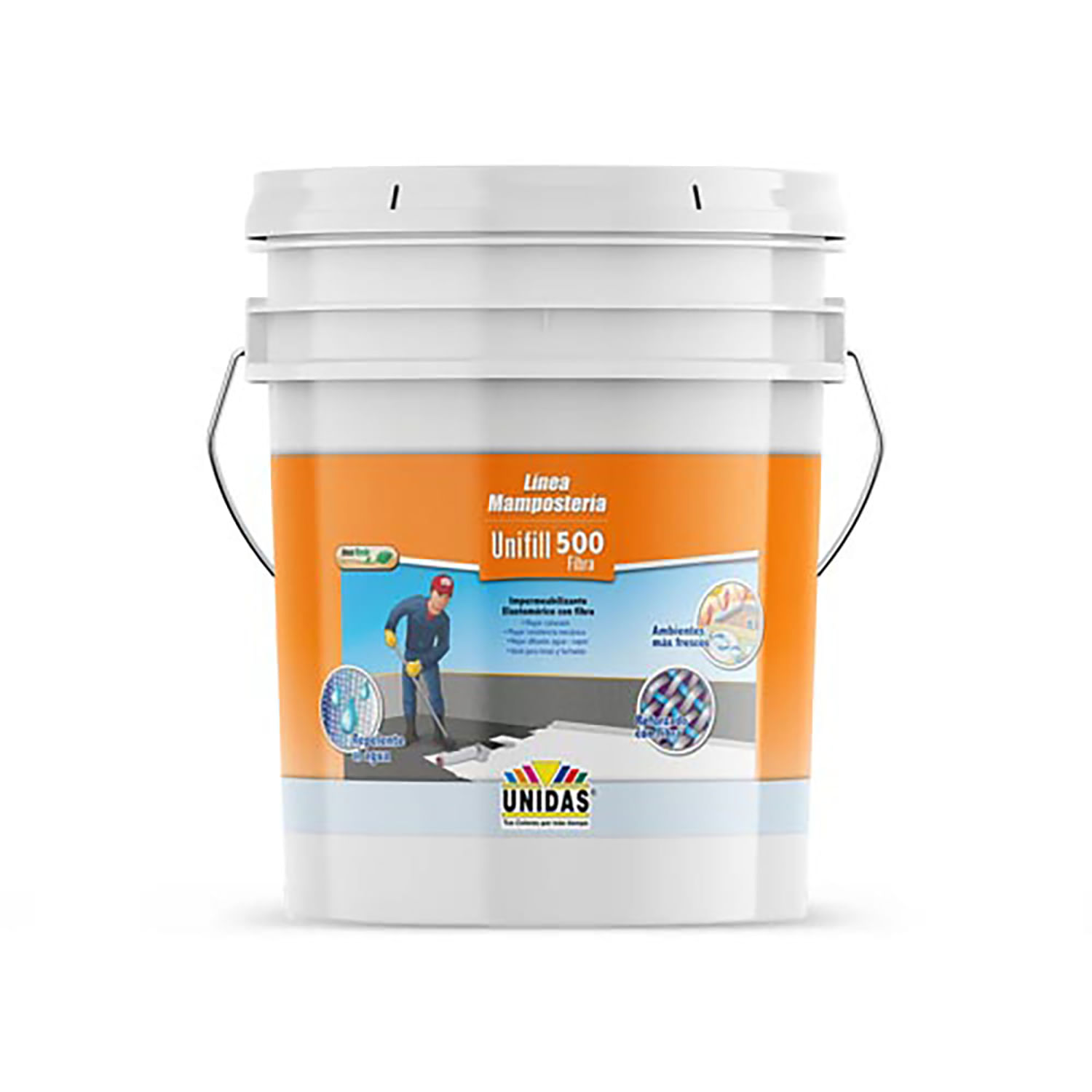 Unifill Fibra Gris Ral 7035 Cn - PINTURAS UNIDAS - Kywi