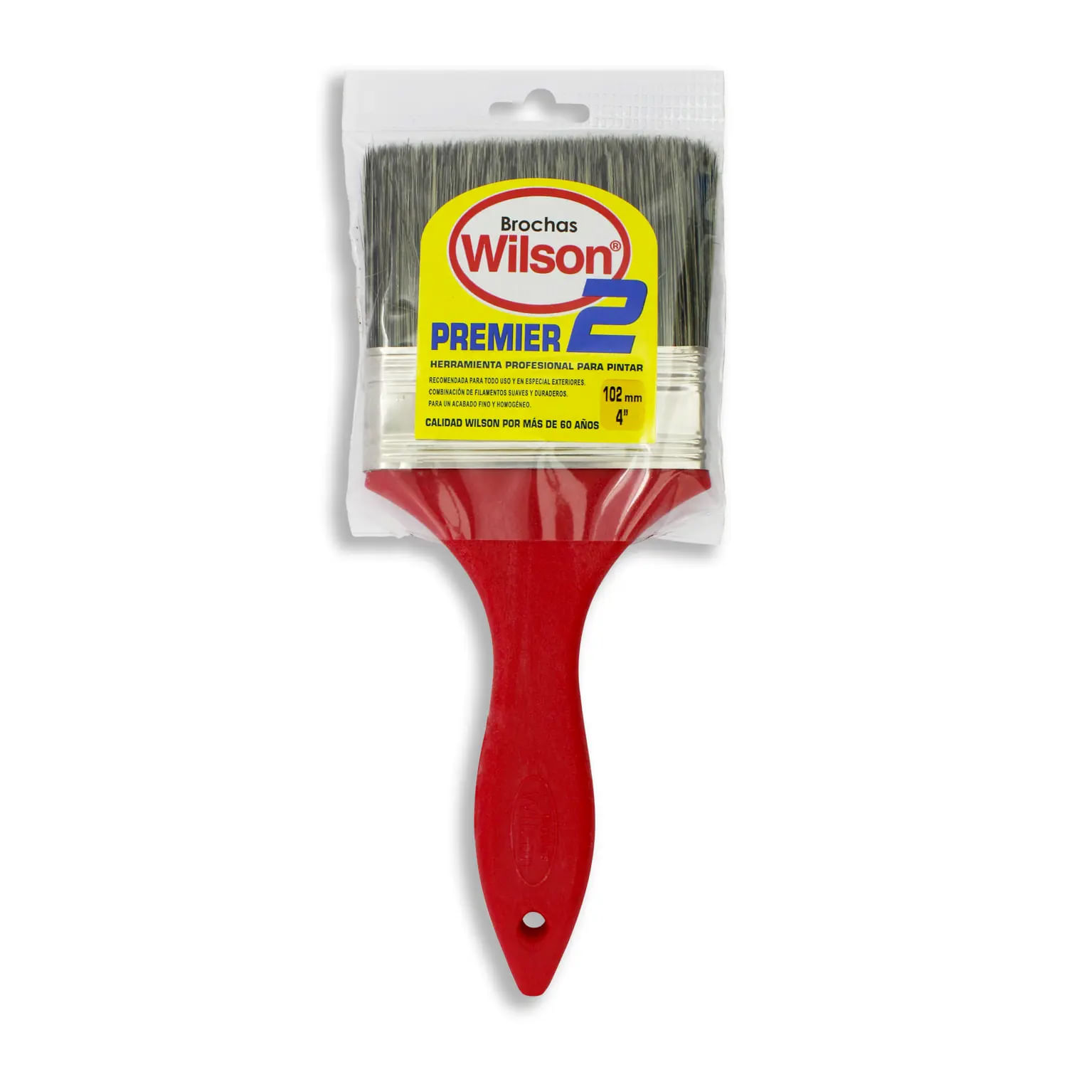 Brocha Wilson Premier Dos 4" Roja - WILSON - Kywi