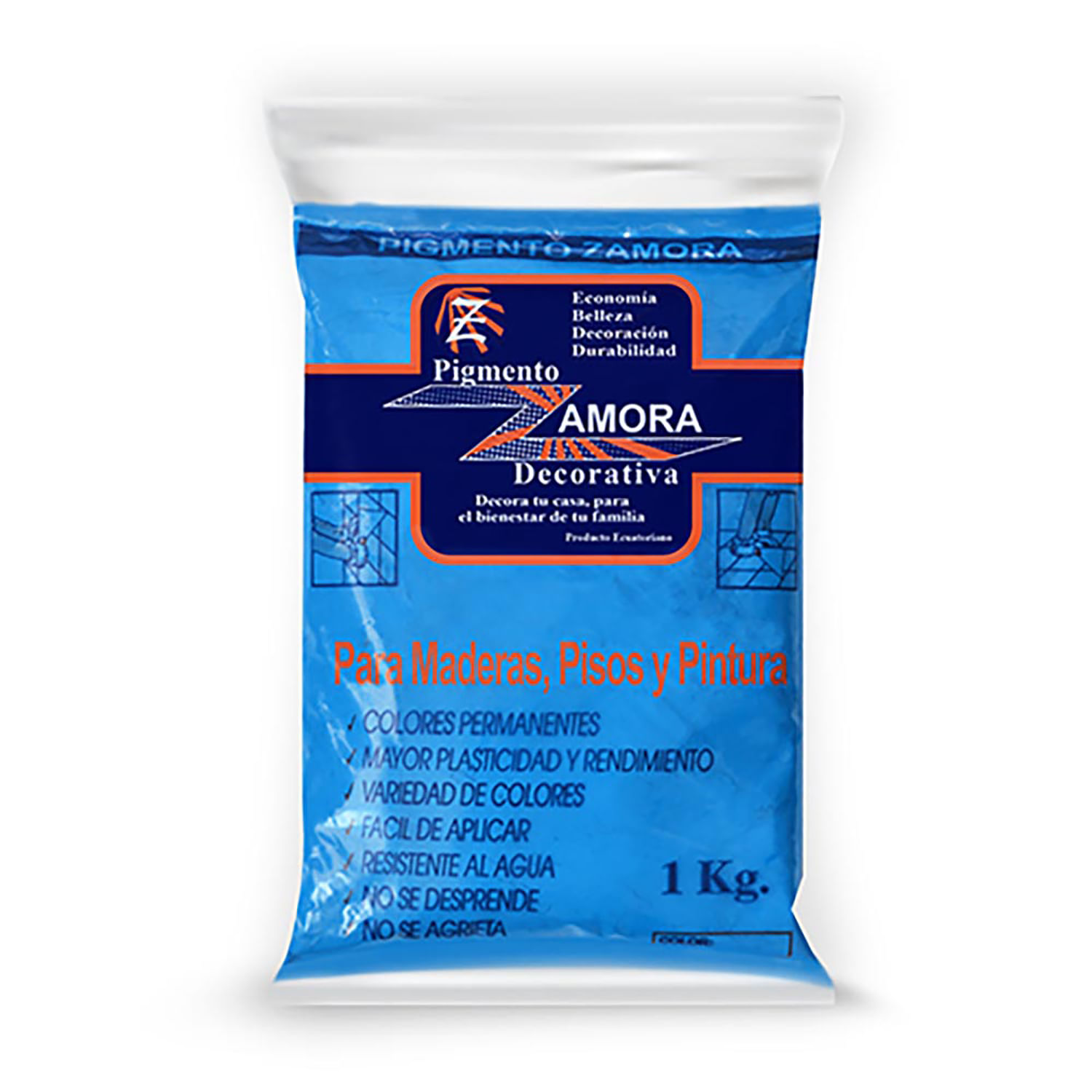 Pigmento Azul Medio 1 Kg - PIGMENTO ZAMORA - Kywi