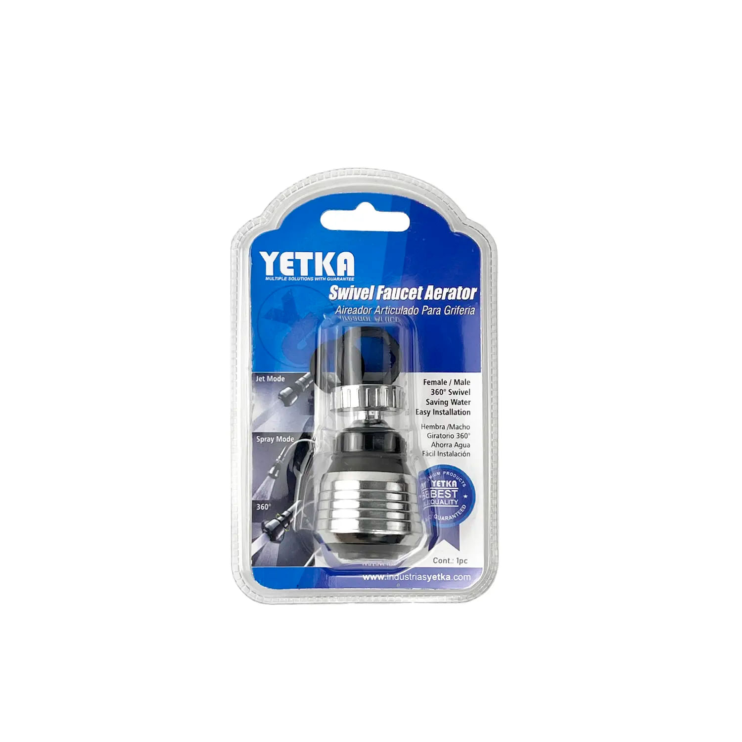 Aireador Multi Regadera Hembra/Macho - YETKA - Kywi