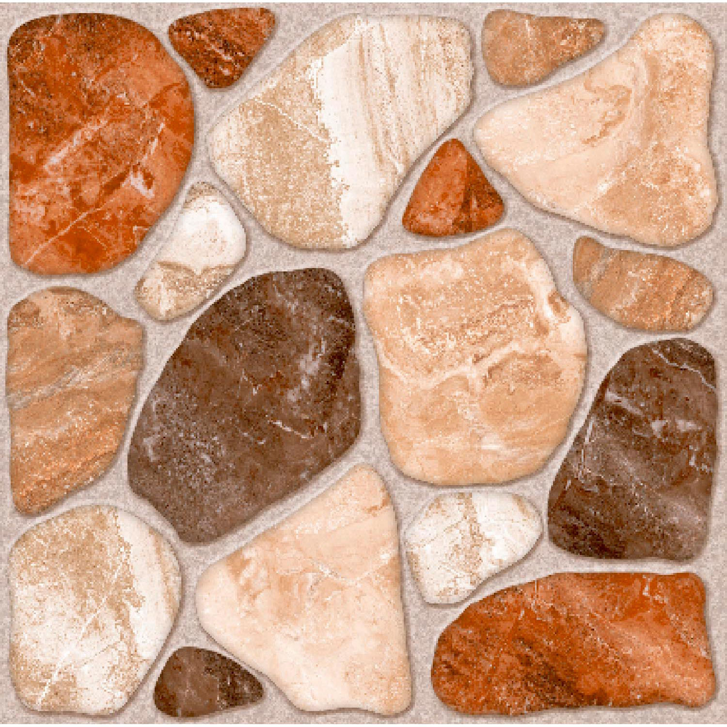 Cerámica rustica para piso y pared rio cotto 43 x 43 cm Caja de 1.90 m ...