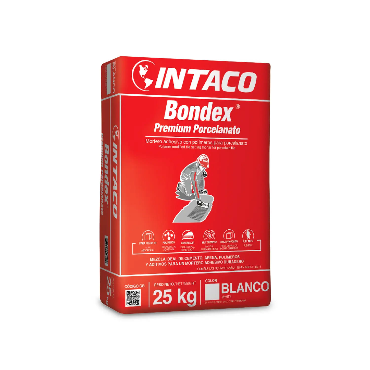 Bondex Premium Blanco 25Kg P/Porc. - INTACO - Kywi
