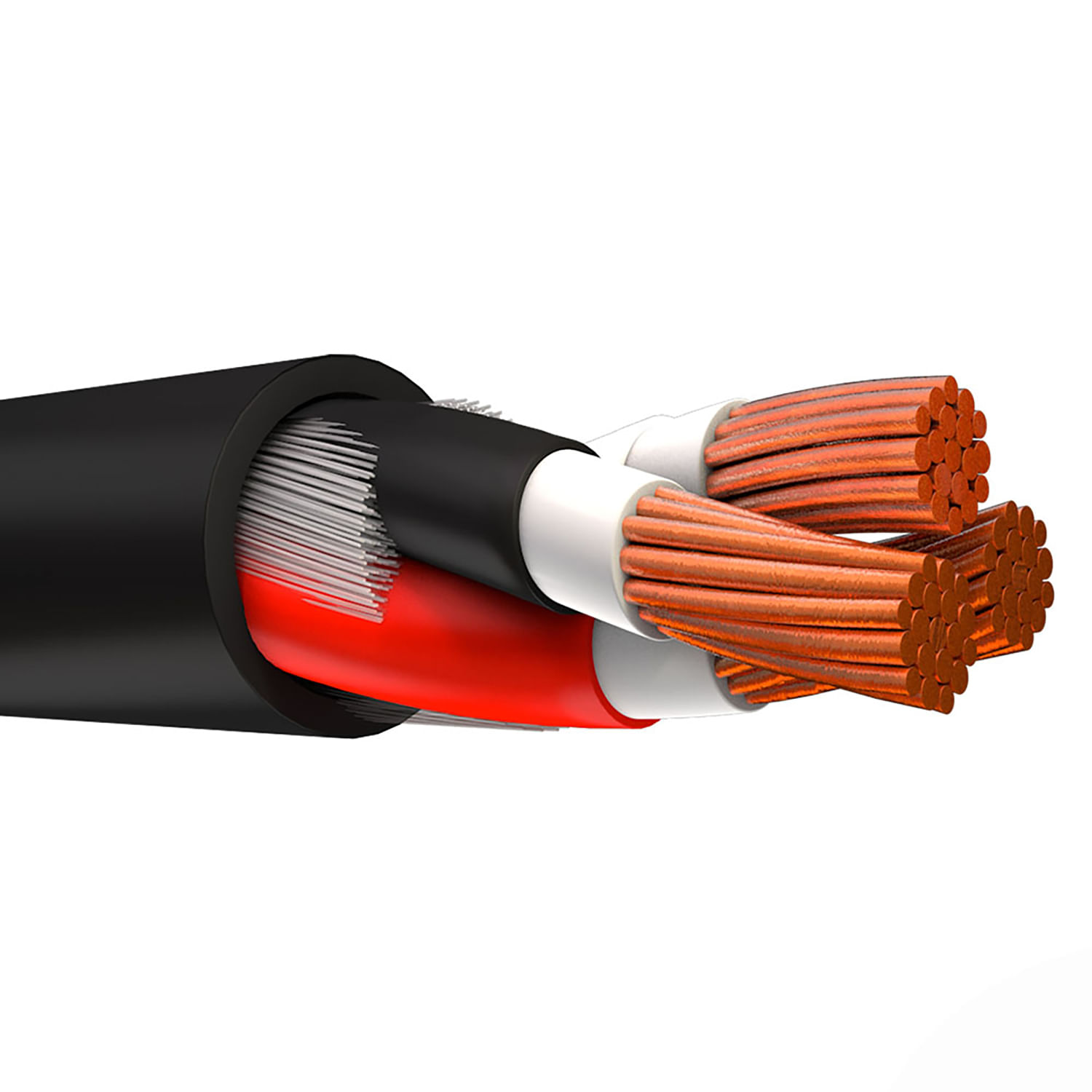 Cable Concentrico de 3 x 12 ST - THHN / THWN - ELECTROCABLES - Kywi