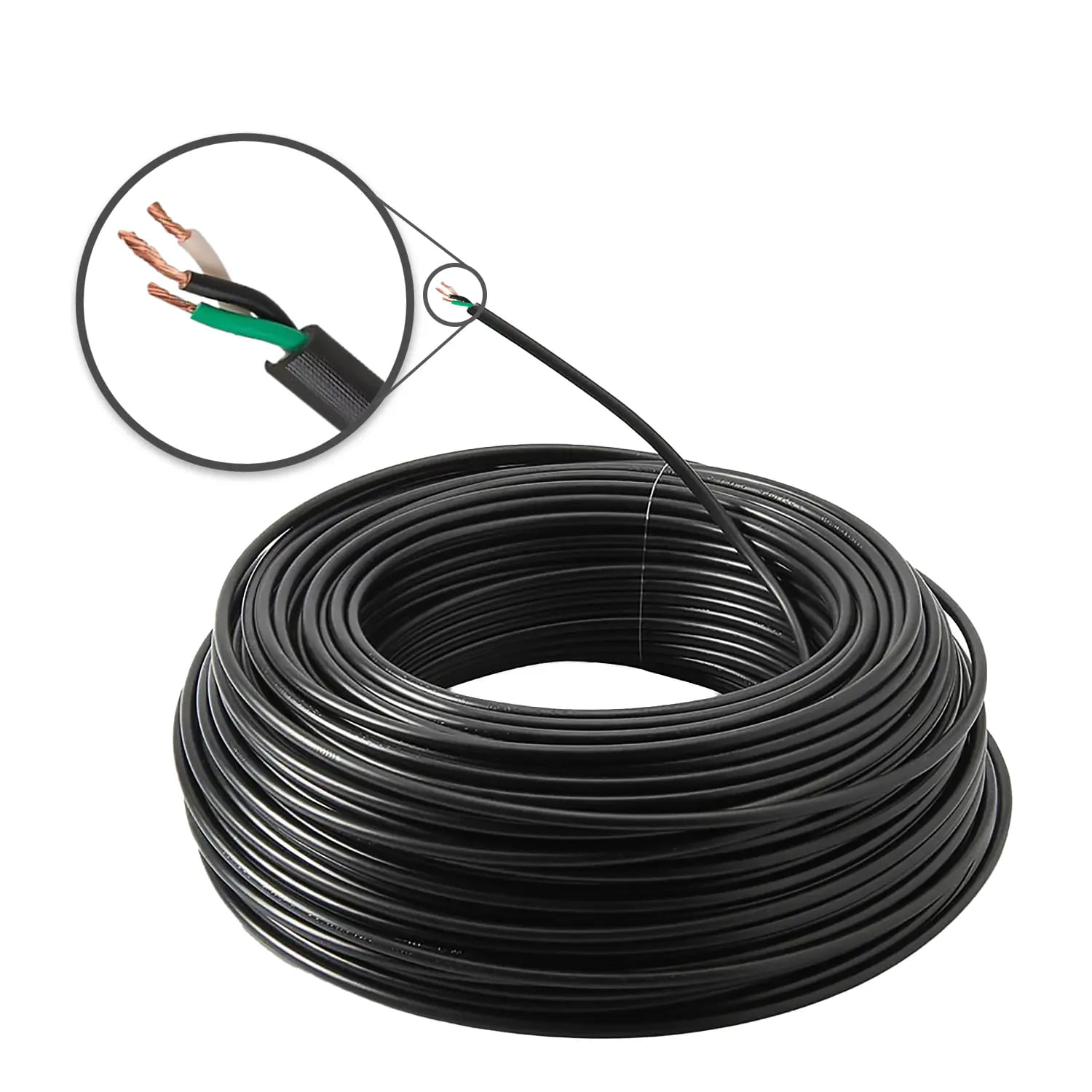 Cable Superflex 3X12 Awg 1Kv C/M Cablec - CABLEC - Kywi