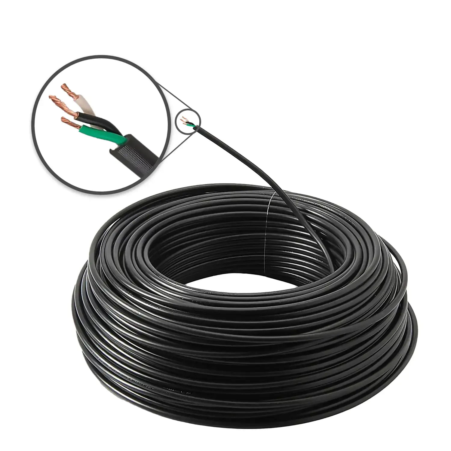 Cable Superflex 3X14 Awg 1Kv C/M Cablec - CABLEC - Kywi