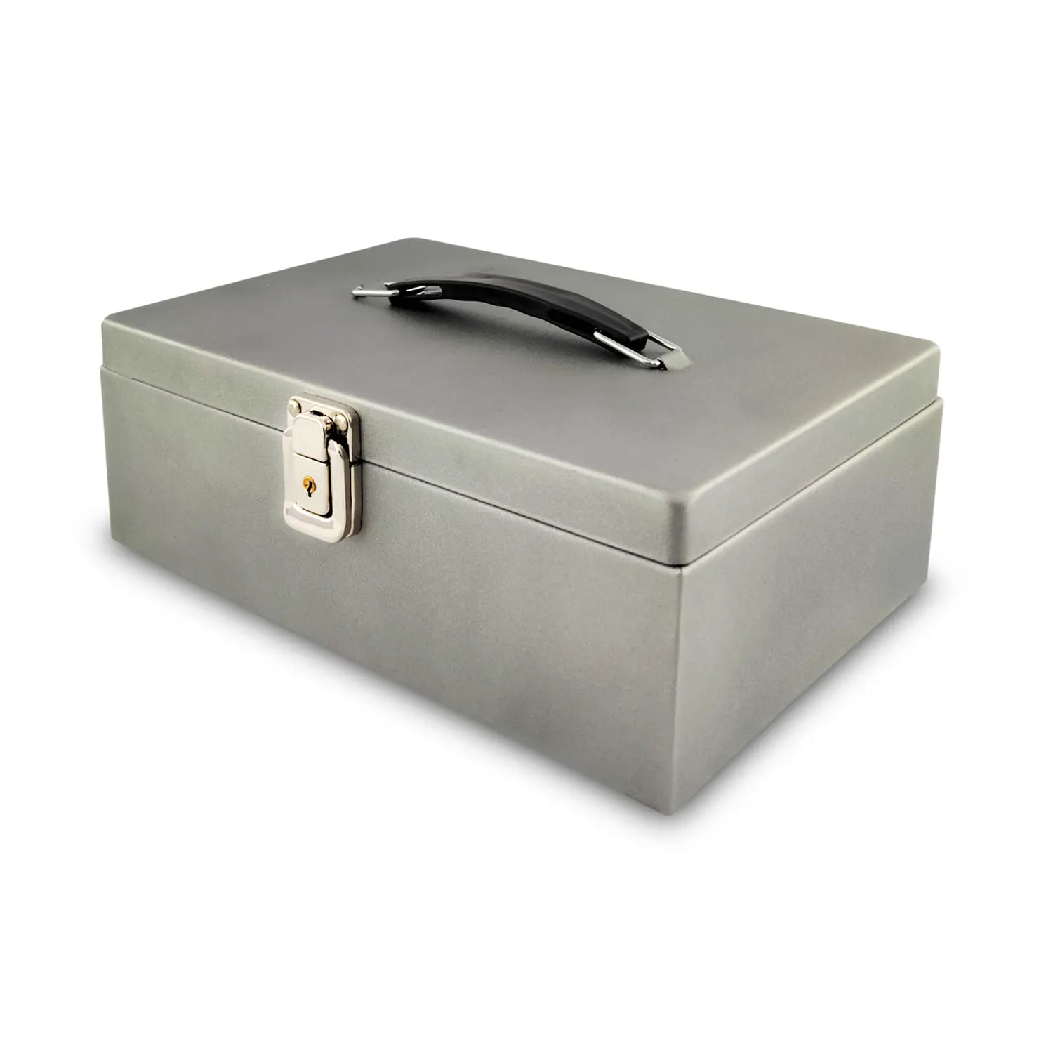 Caja de Seguridad 28x20x10 centímetros Gris con Llave - WRT - Kywi