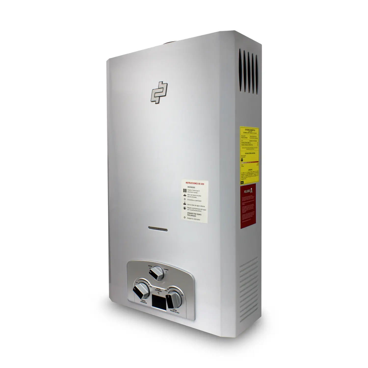 Calefon Bp 20Lt Silver Usar C/Valvula 1,3Kg/H, - BP - Kywi