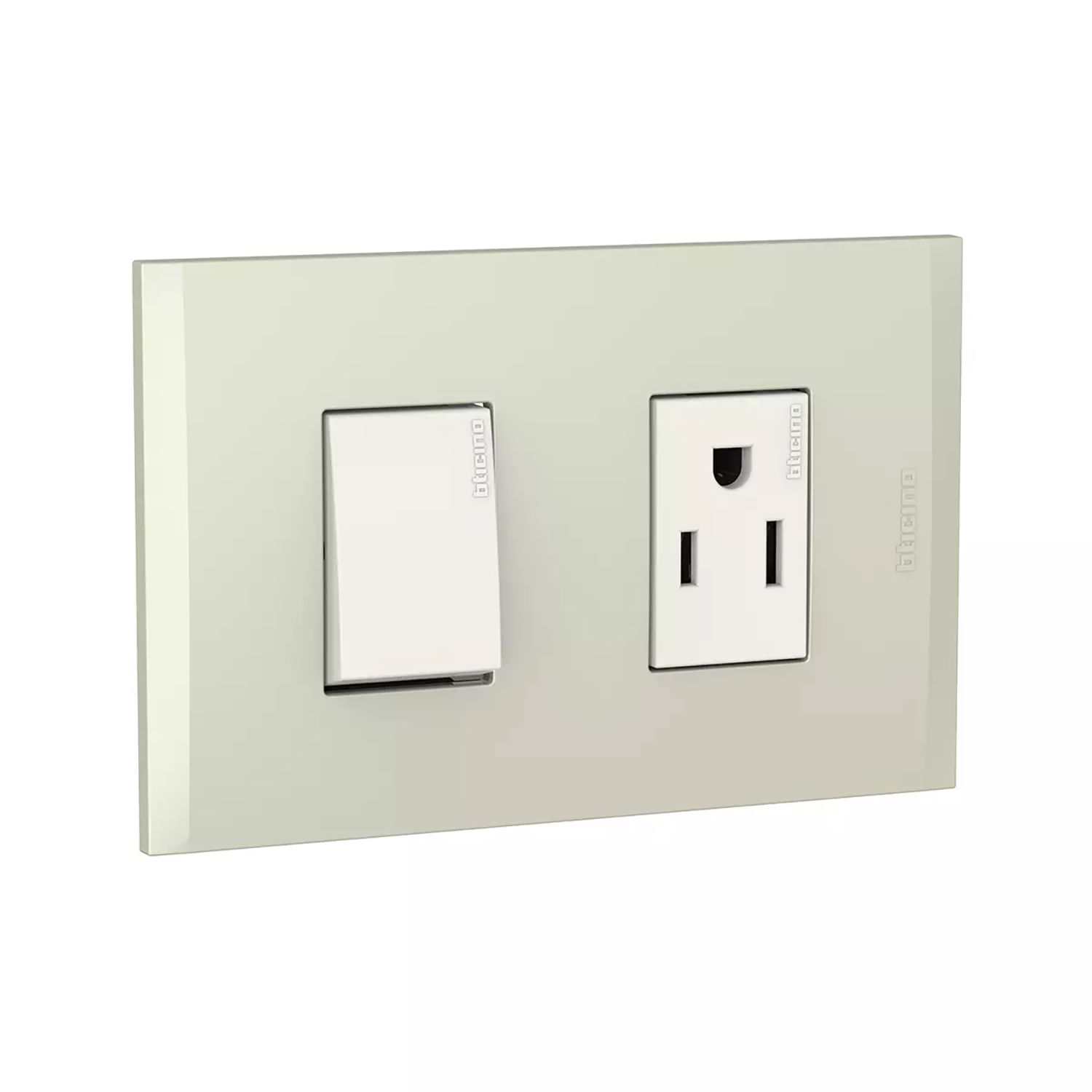 Int Senc 3V 15A+T 2P 15A Us Champa Nobil - BTICINO - Kywi