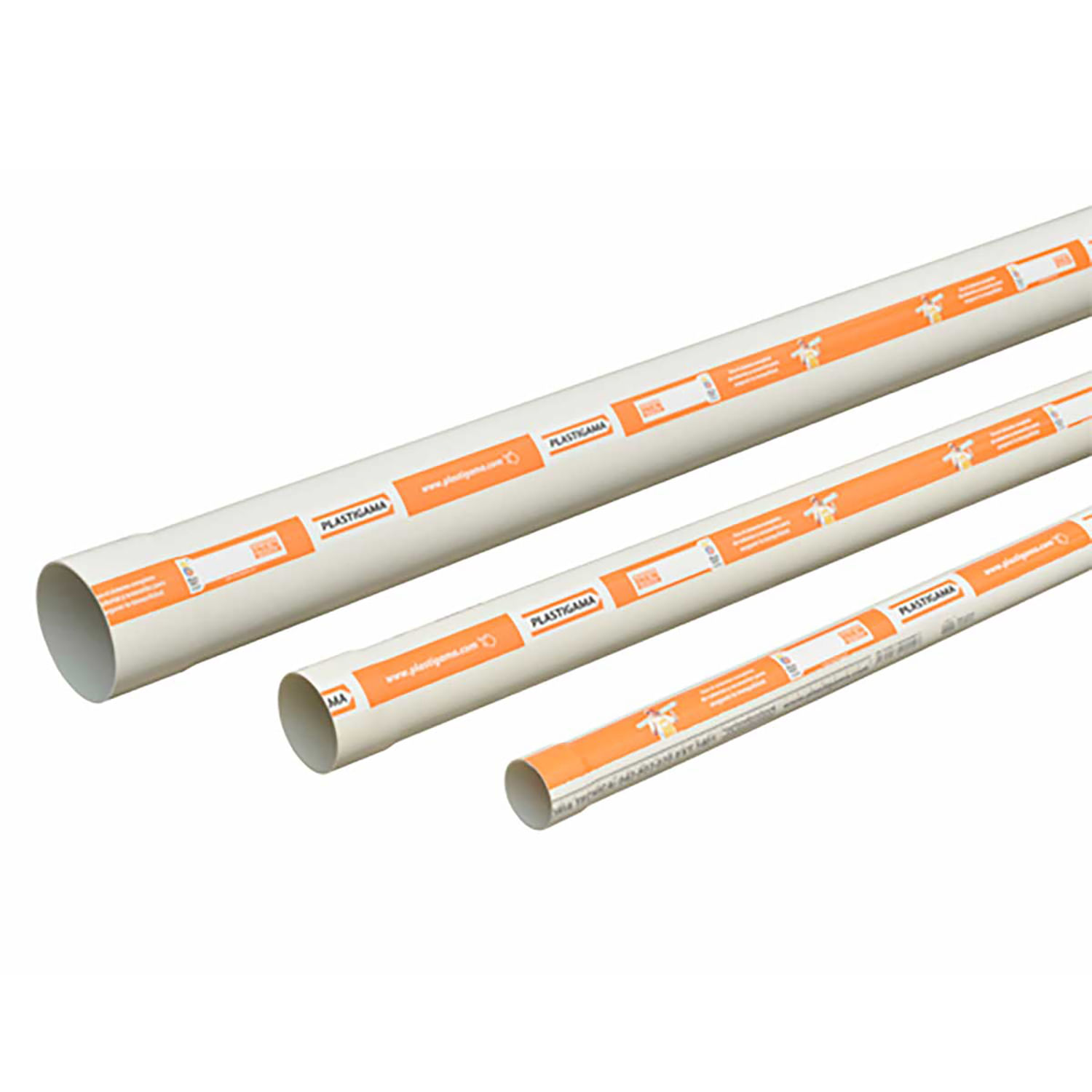 Tubo Pvc Desague 160Mmx3Mt Reforza Plast - PLASTIGAMA - Kywi