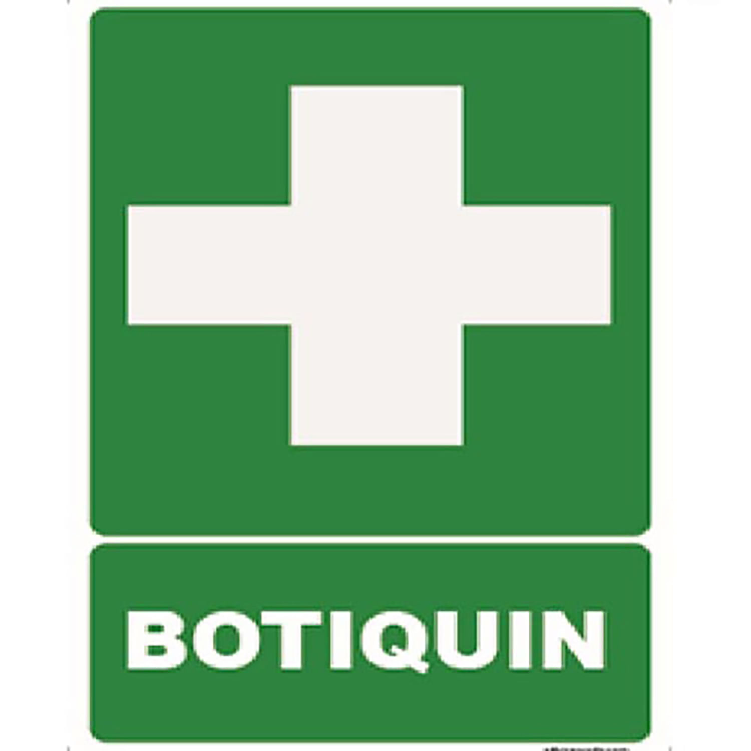 Letrero rígido botiquín primeros auxilios 30x20 cm – SAFETY ECUADOR - Kywi
