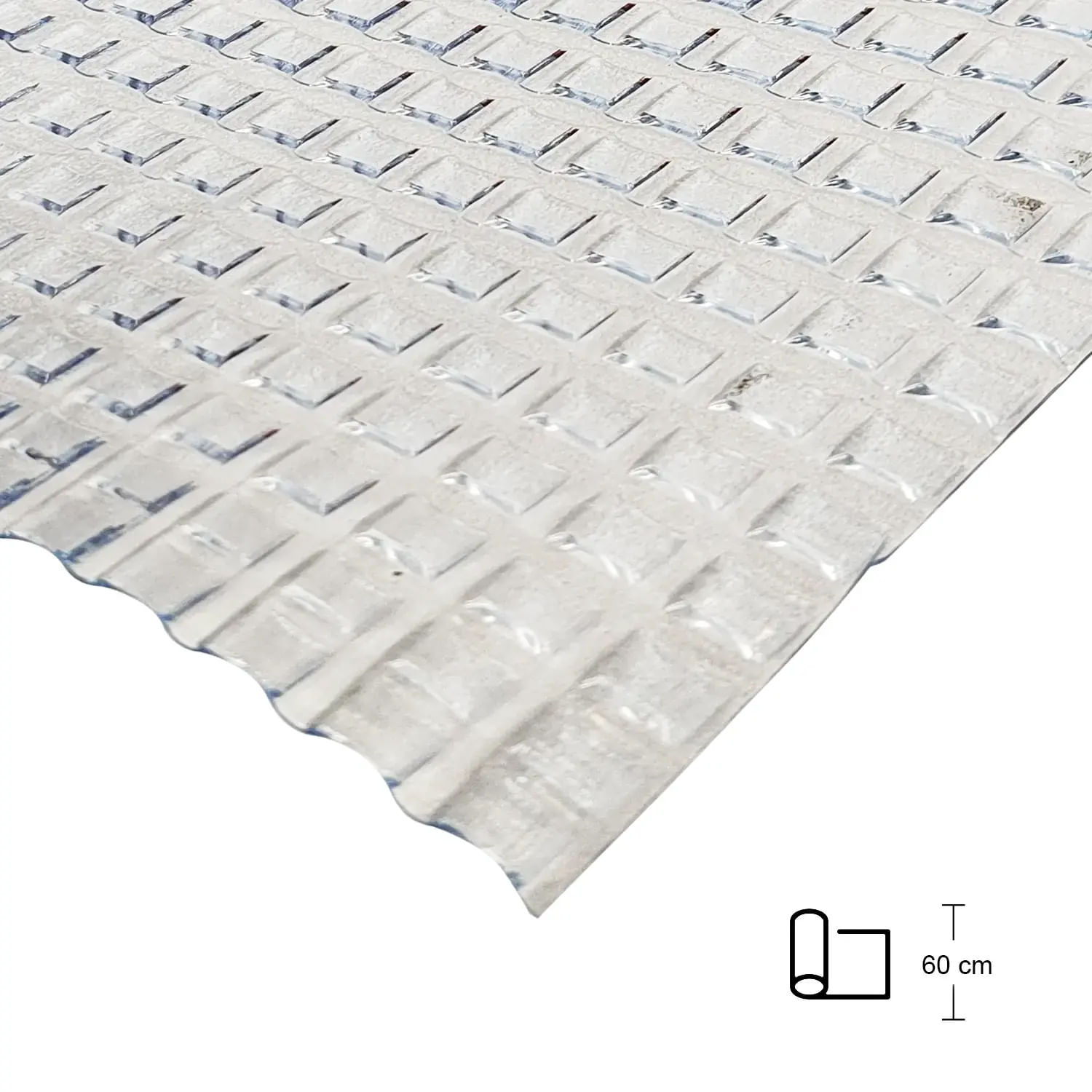 Piso Vinilico 60Cm C/M Transparente - PISOPAK - Kywi