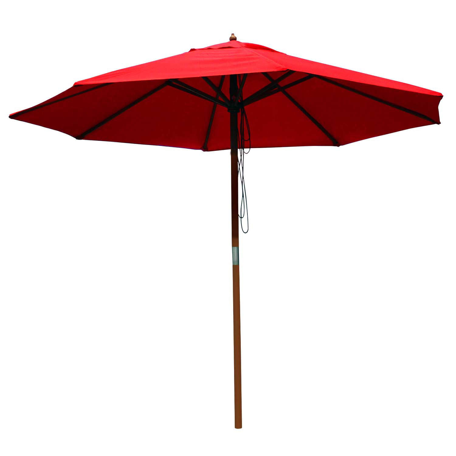 Parasol D/Madera C/Tela Color Rojo - TRITON - Kywi