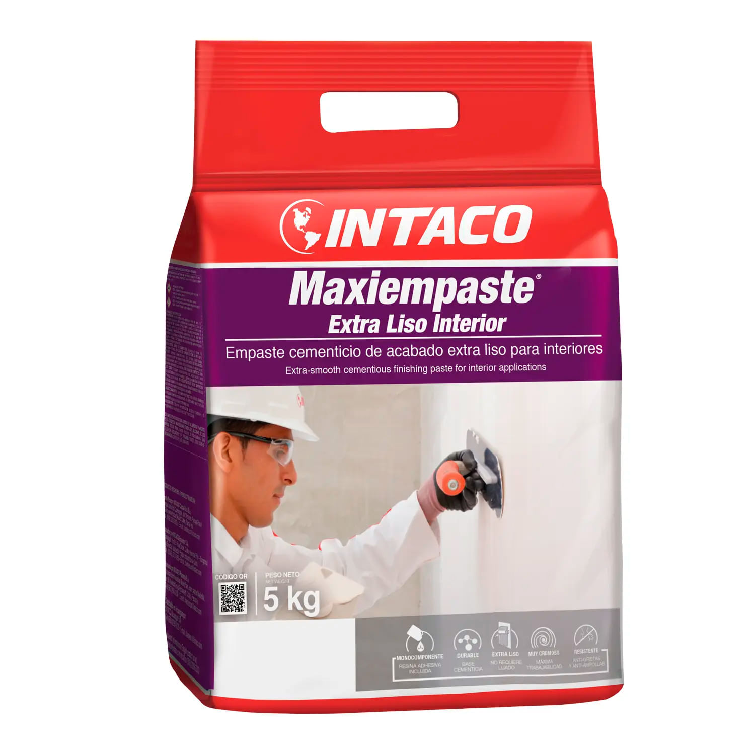 Empaste Liso Interior Intaco 5Kls - INTACO - Kywi