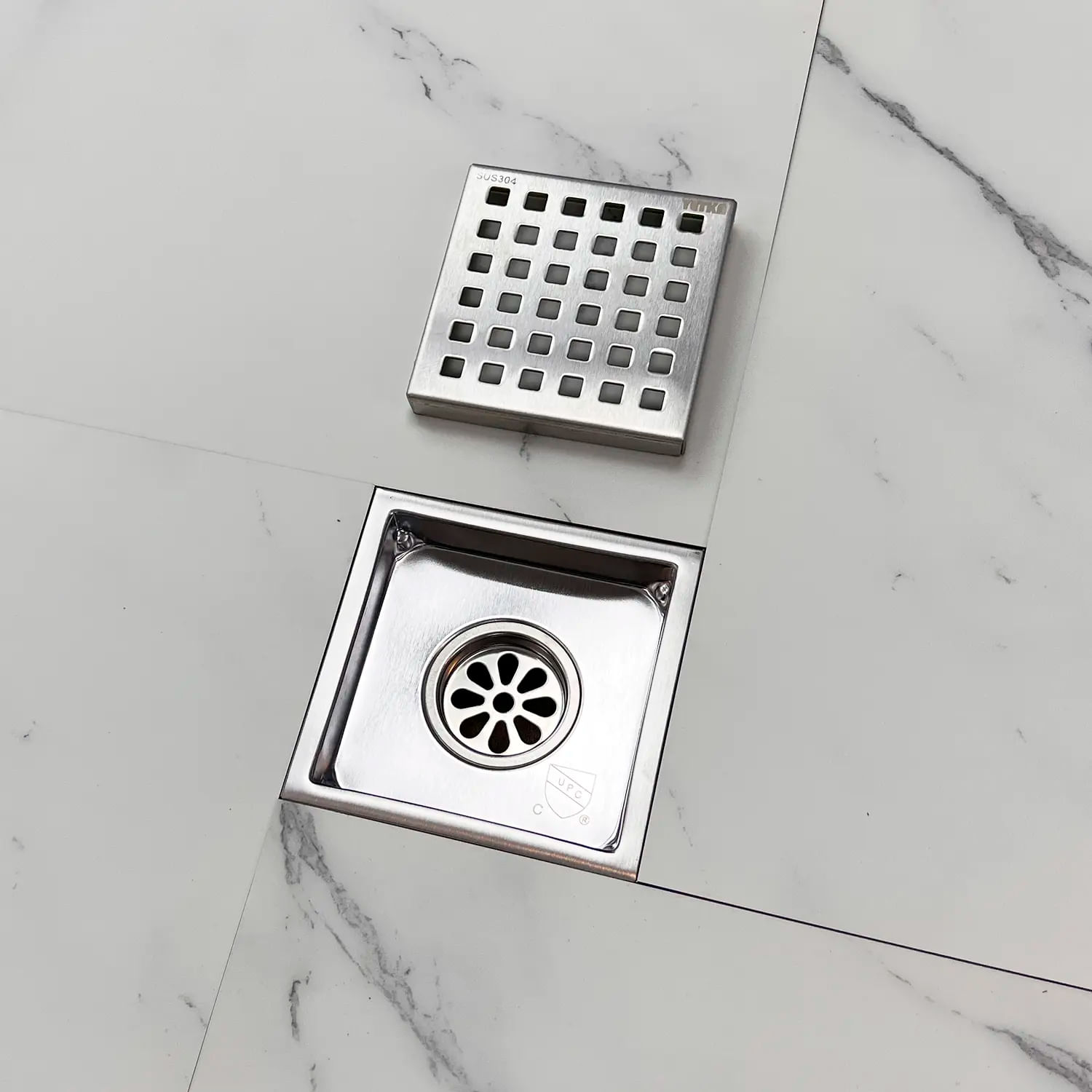 Rejilla Cuadrada Inox 11X11X50 Yetka