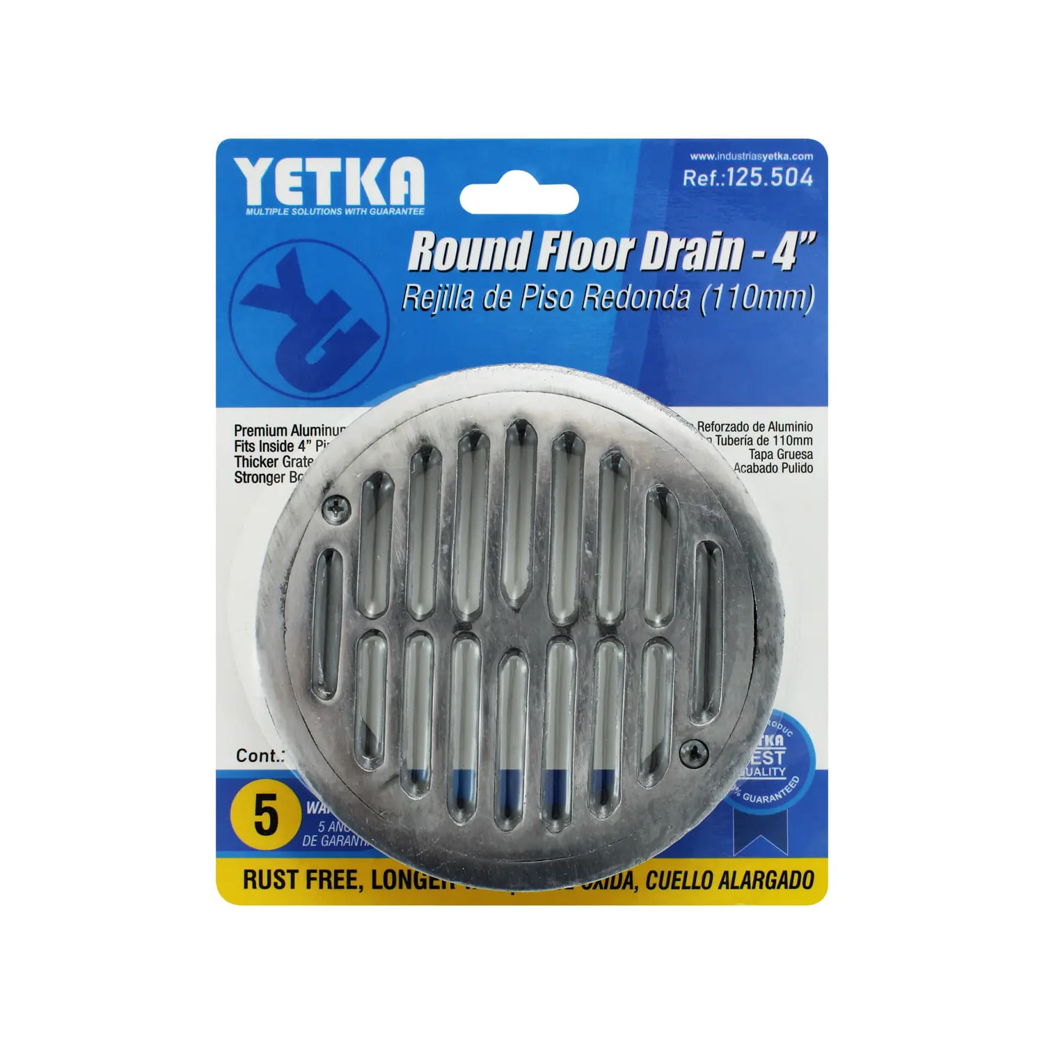 Rejilla Tradicional De 110Mm Yetka - YETKA - Kywi