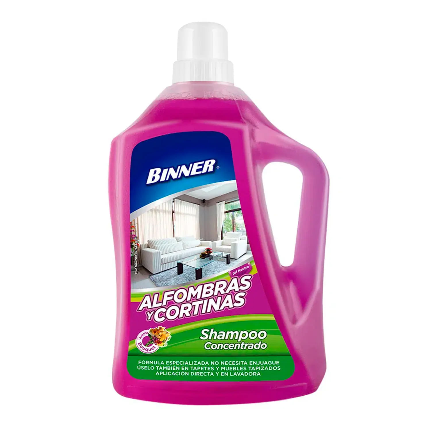 Shampoo para alfombras y cortinas Bouquet Bin - BINNER - Kywi