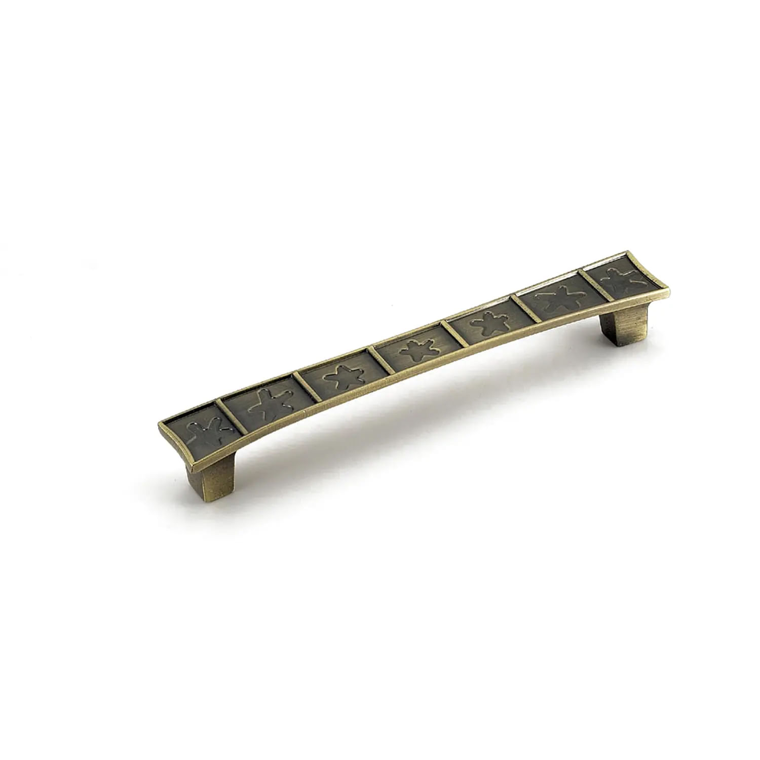 Tiradera 128Mm Plano C/Estrella Bronce - WRT - Kywi