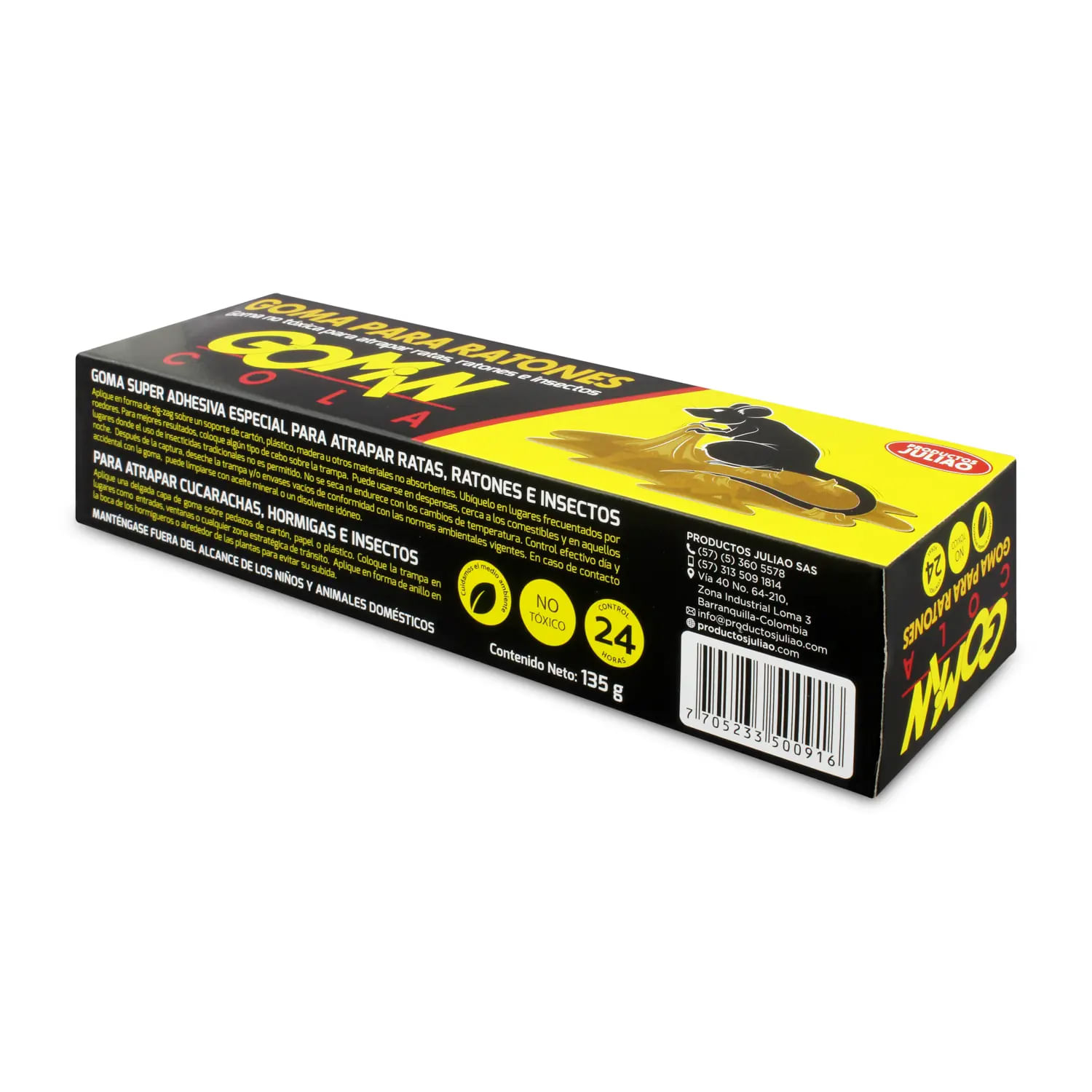 Trampa P/Raton Engomado Gomin 135G - GOMIN COLA - Kywi