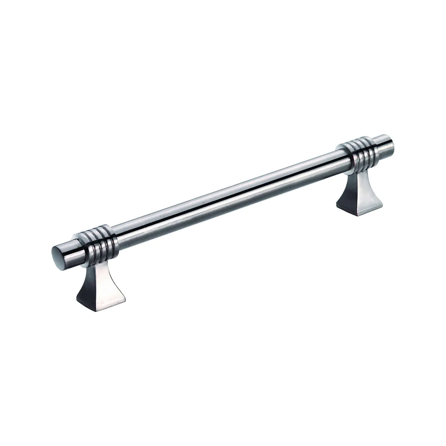 Tiradera 96Mm Tubo C/Diseno Acero - WRT - Kywi