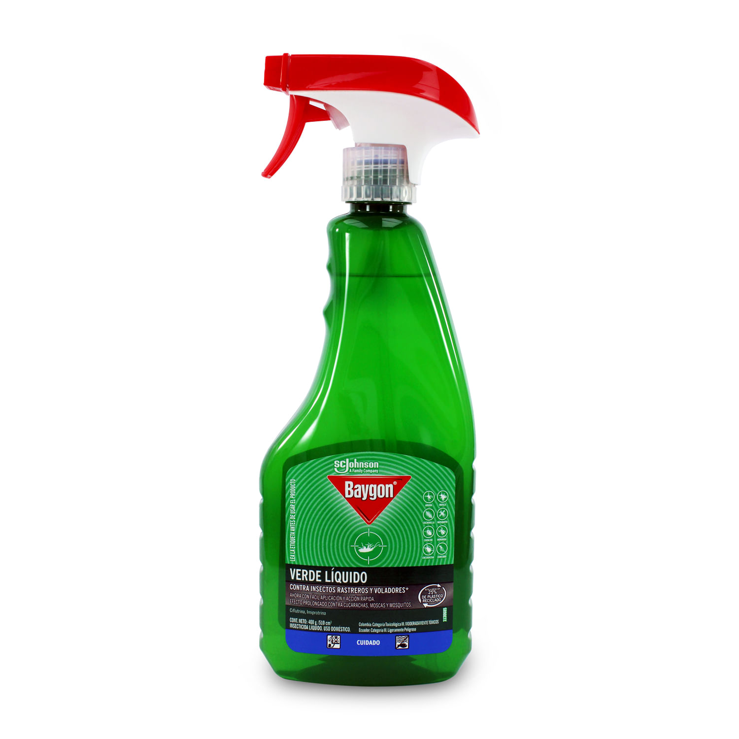 Baygon Verde Liquido Gatillo 510Ml - BAYGON - Kywi
