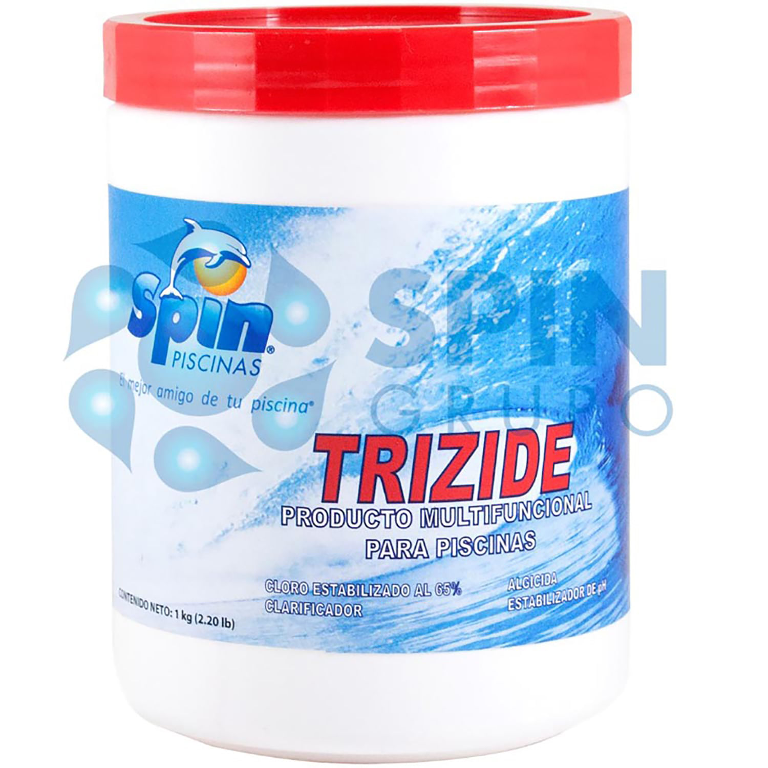 Cloro P/Piscina Tabletas 4Kg Trizide Spin - SPIN - Kywi