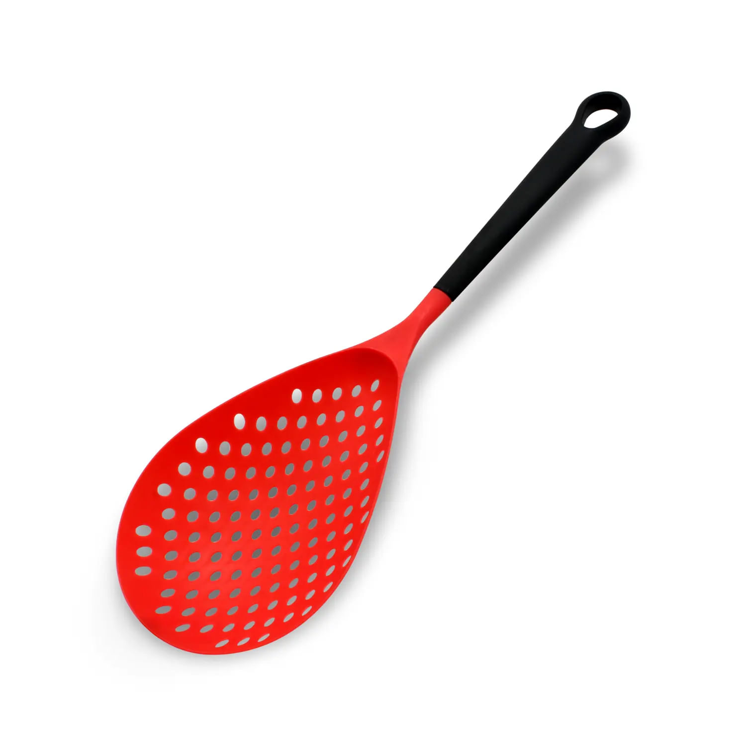 Cuchara Colador Nylon Rojo/Negro - HANDY HELPERS