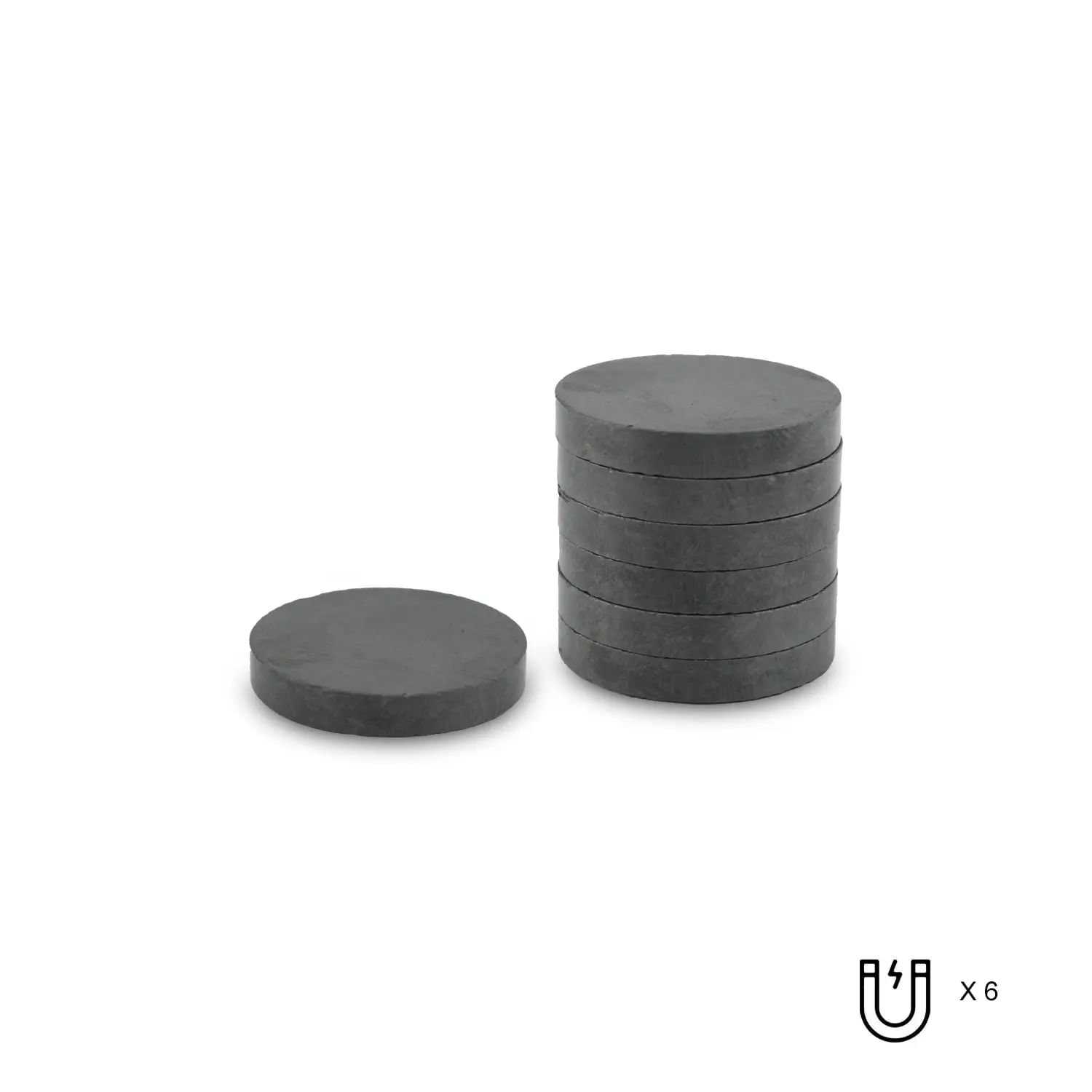 Kit Iman Redondo Grande 6 Pc. - MAGNET SOURCE