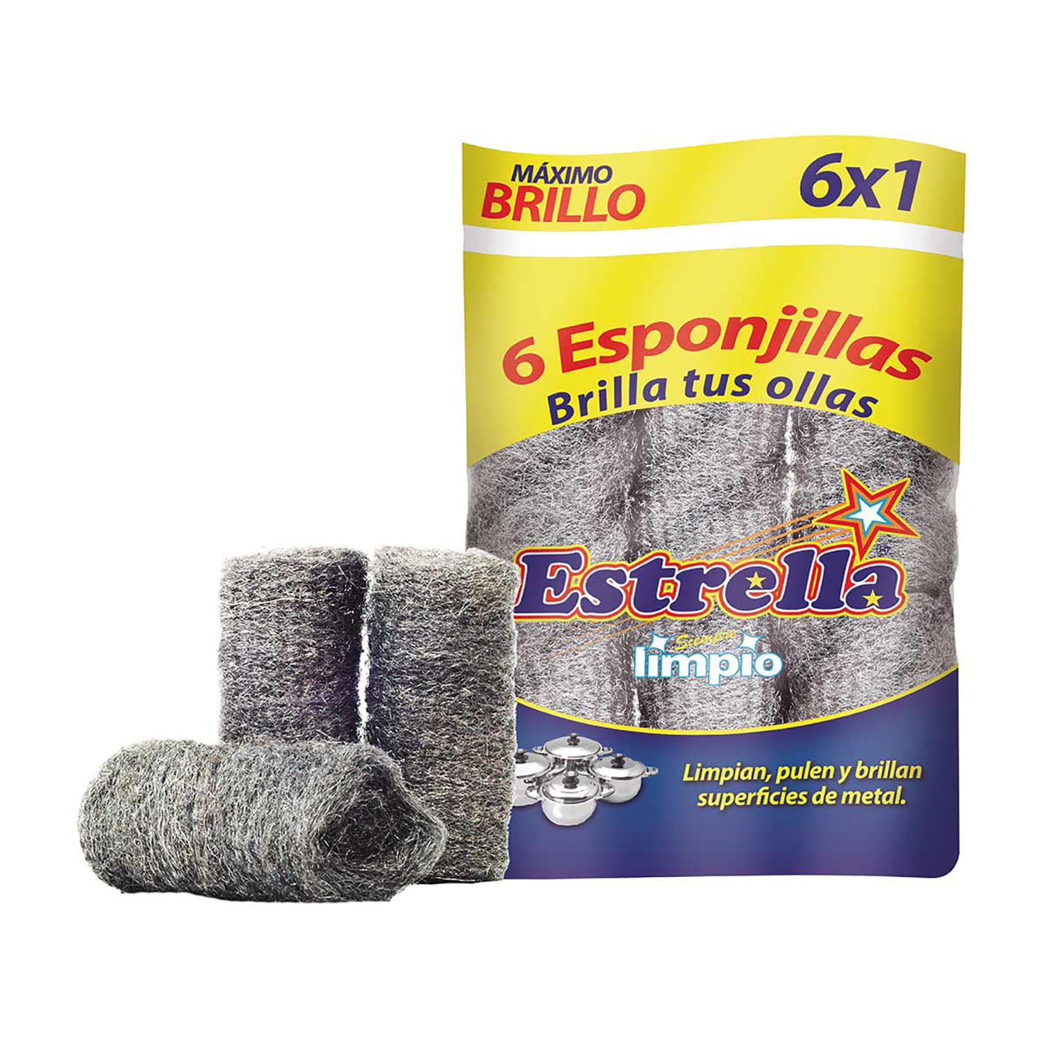 Esponjilla 6X1 Estrella - ESTRELLA - Kywi