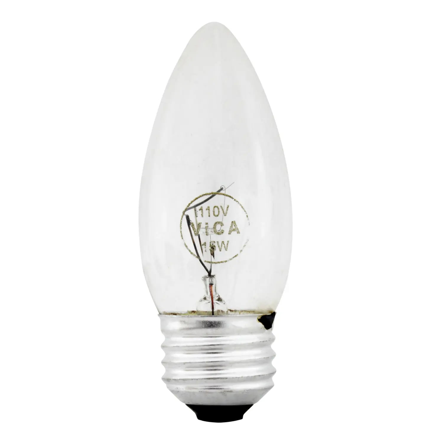 Foco Vela E27 Transparente - VICA - Kywi