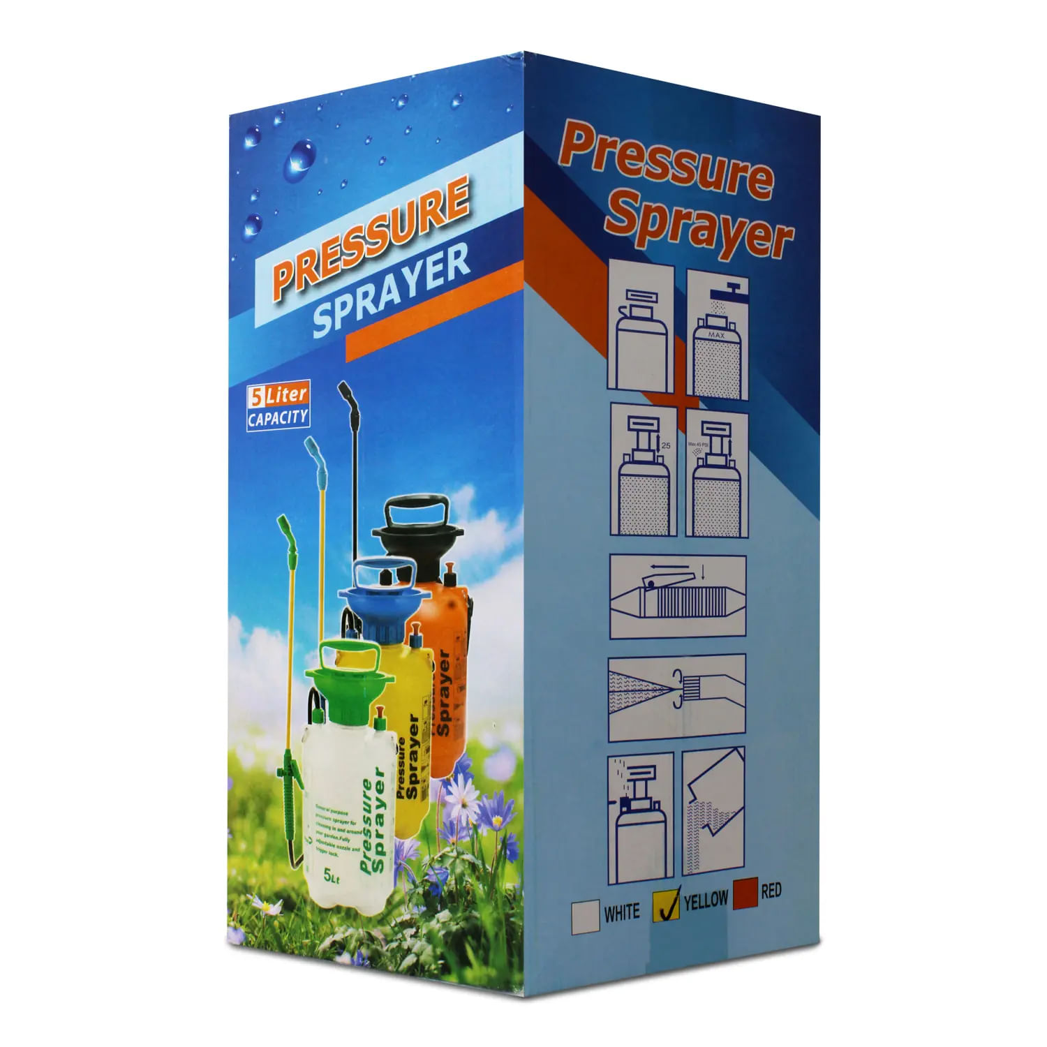 Fumigador Manual 5Lt Presure Spray - PRESSURE SPRAY - Kywi
