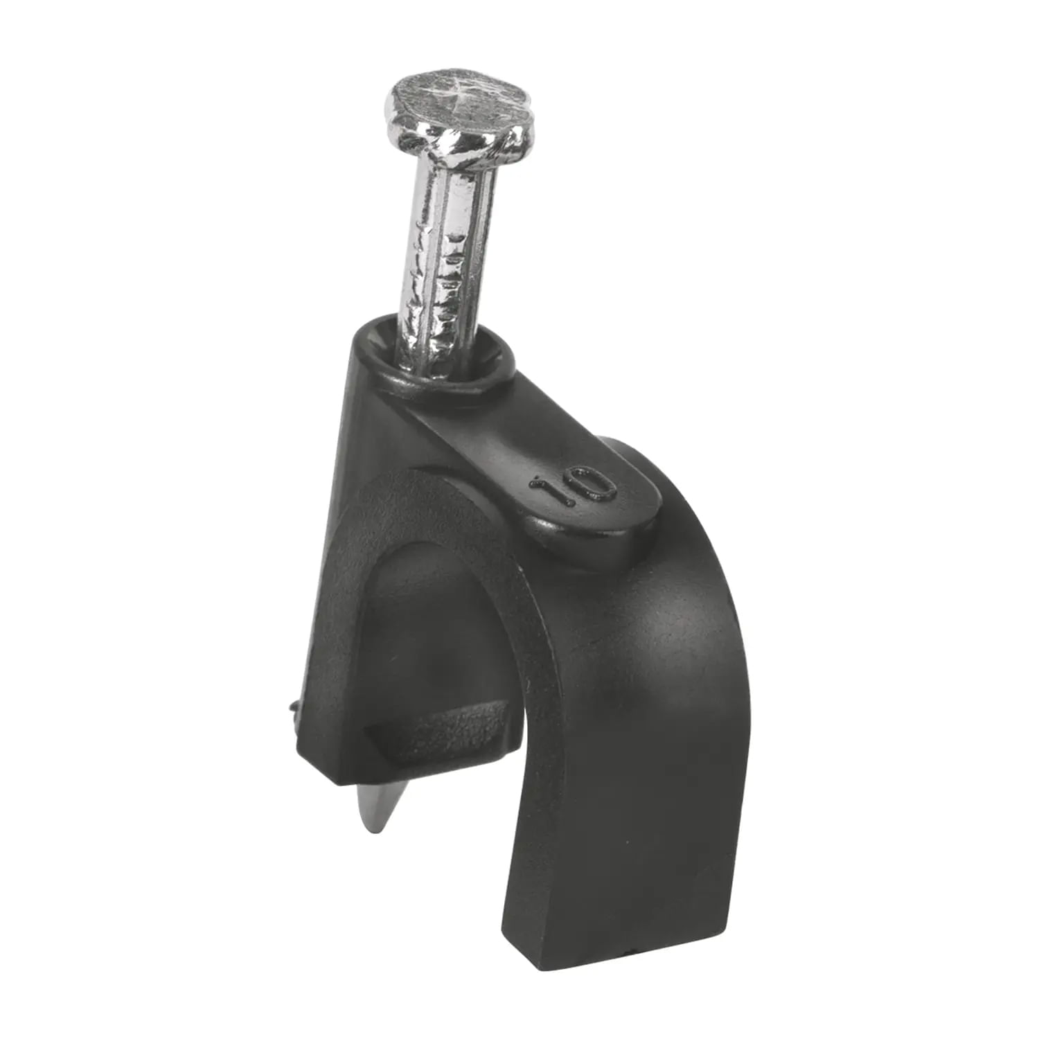 Grapa Plastica Redo C/Clav 10Mm 20Pz Negra - VOLTECK - Kywi