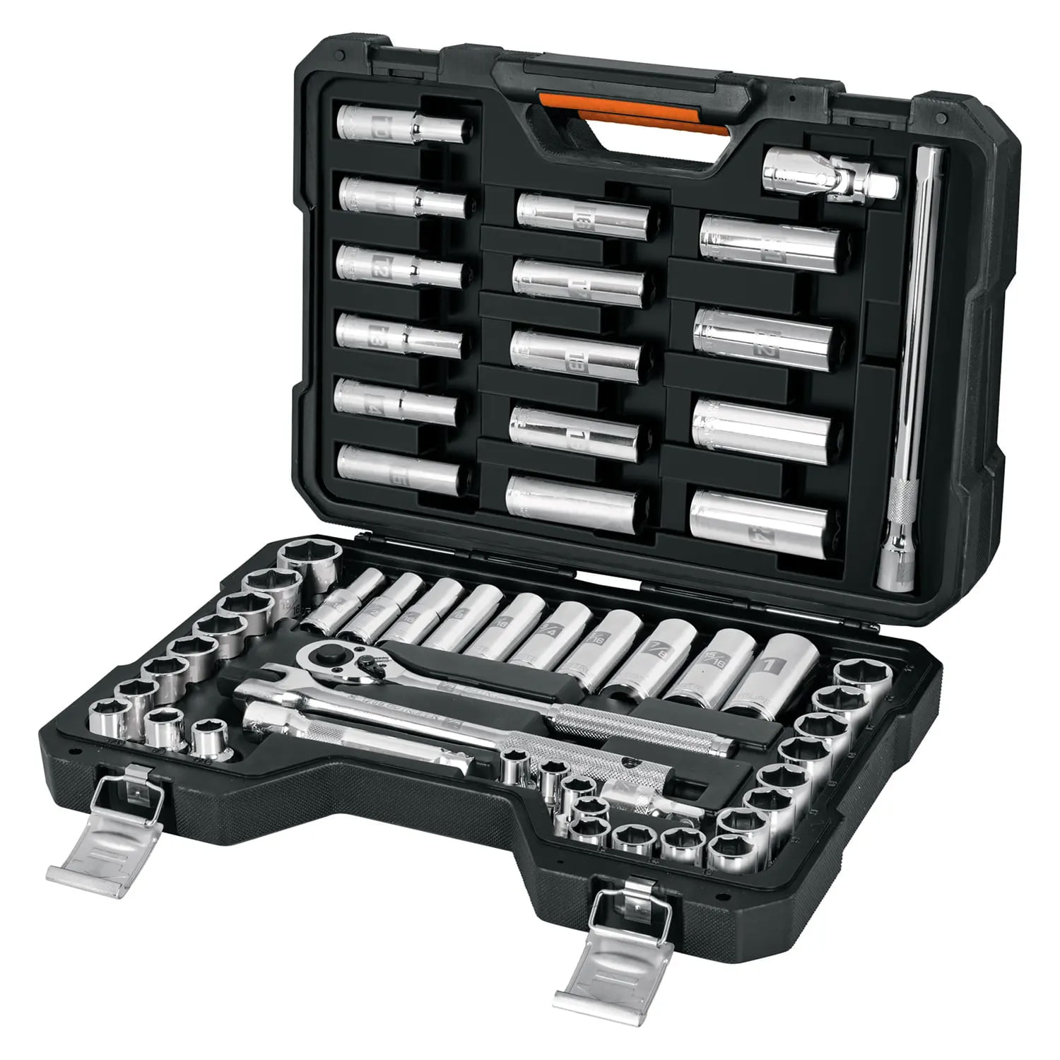 Jgo 56Pz Carraca Y Copas Mando 7/16" Truper - TRUPER