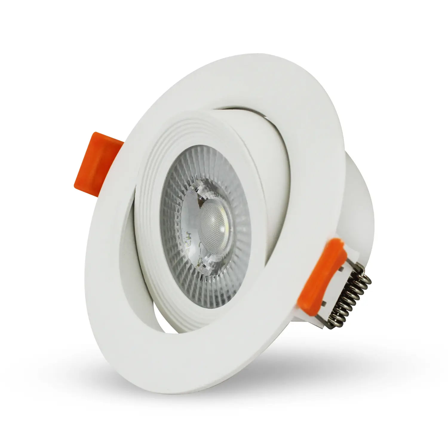 Luminaria SPOT redonda para empotrar de 5W con luz amarilla de 350 lm ...
