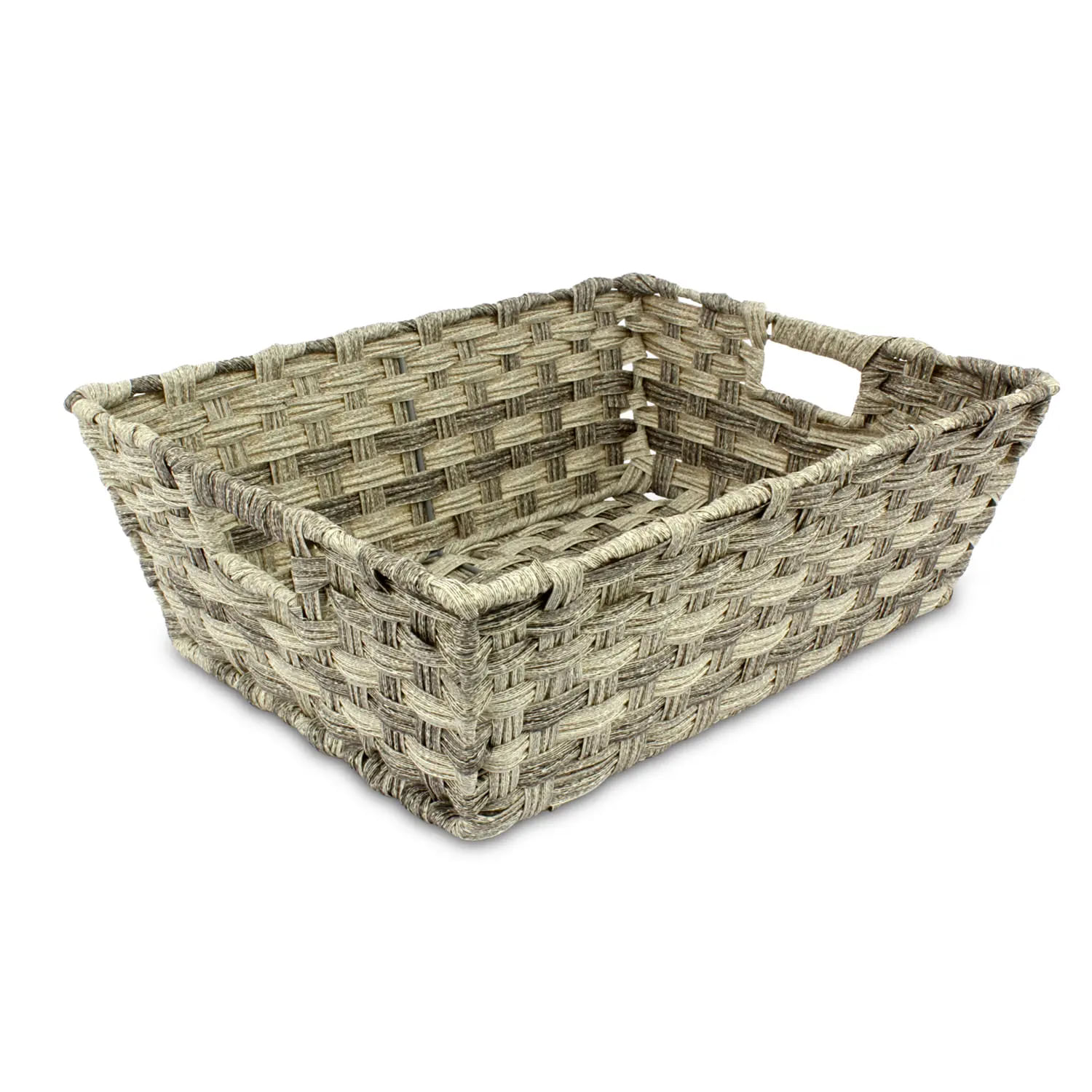 Organizador Pvc Cesto Gris Rectangular - WRT - Kywi