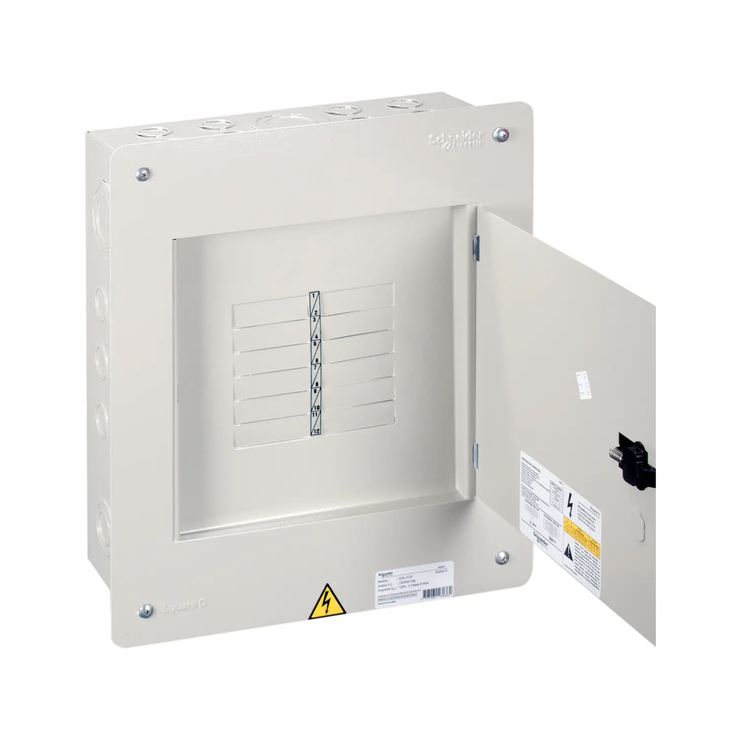 Panel Trifasico 12 Espacios Qol412F S.E. - SCHNEIDER - Kywi